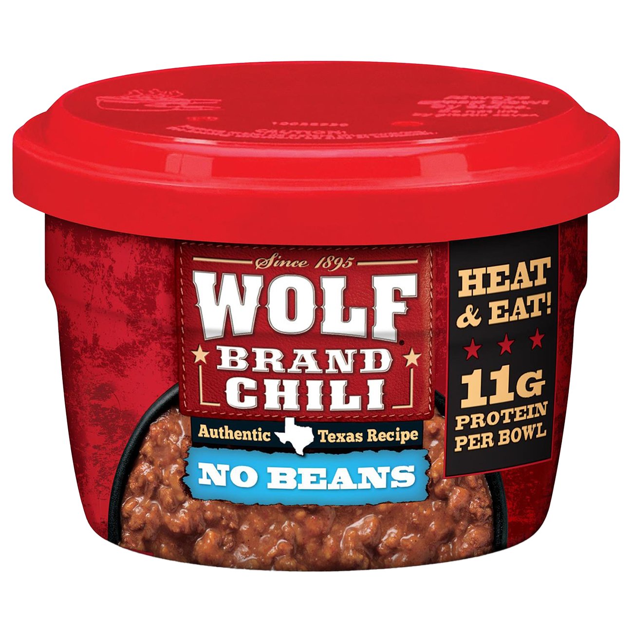 Wolf Brand Chili No Beans Microwavable Bowl - Shop Pantry meals at H-E-B