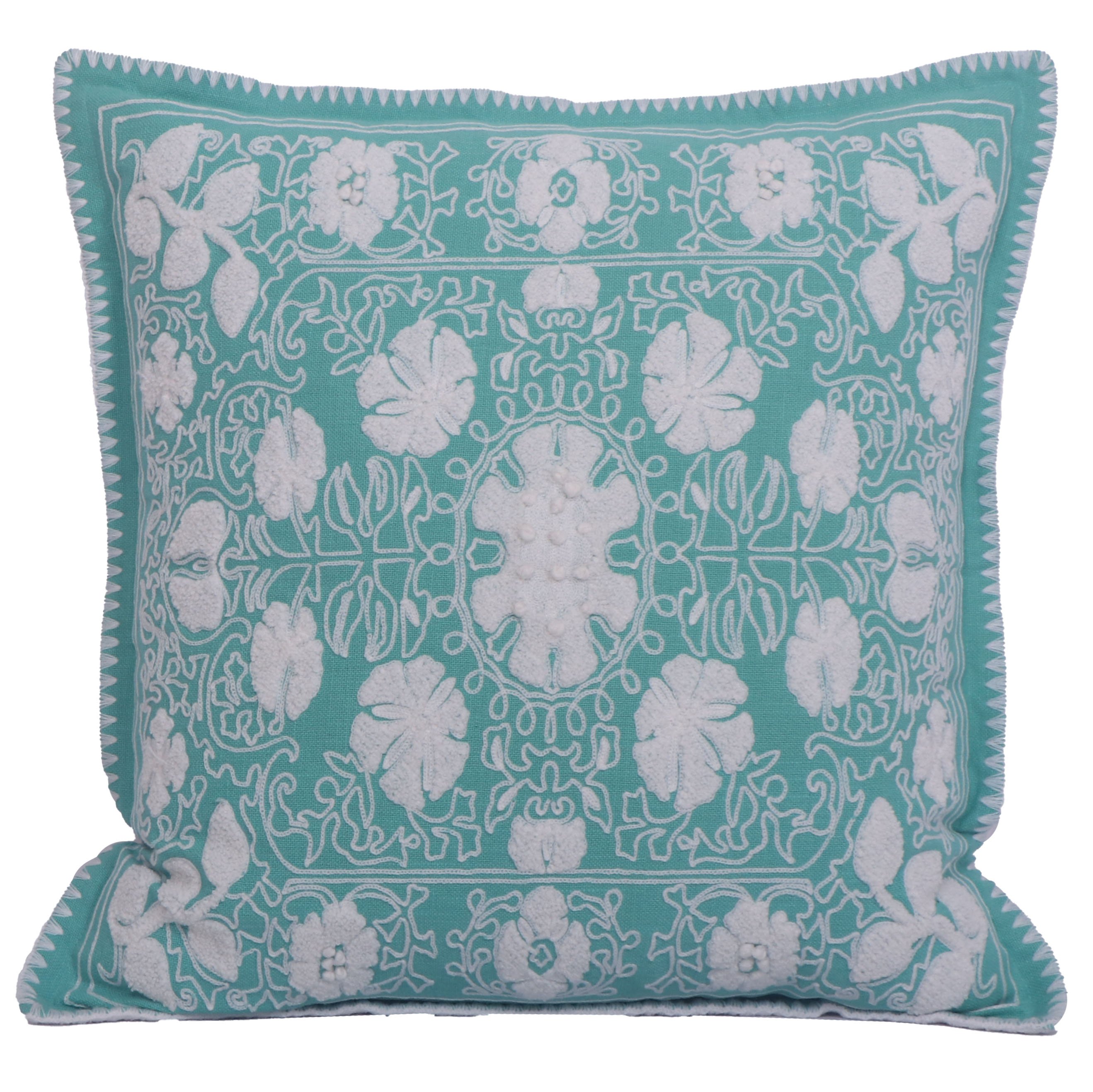 Haven + Key Decorative Throw Pillow - Turquoise Whip Stitch - Shop ...