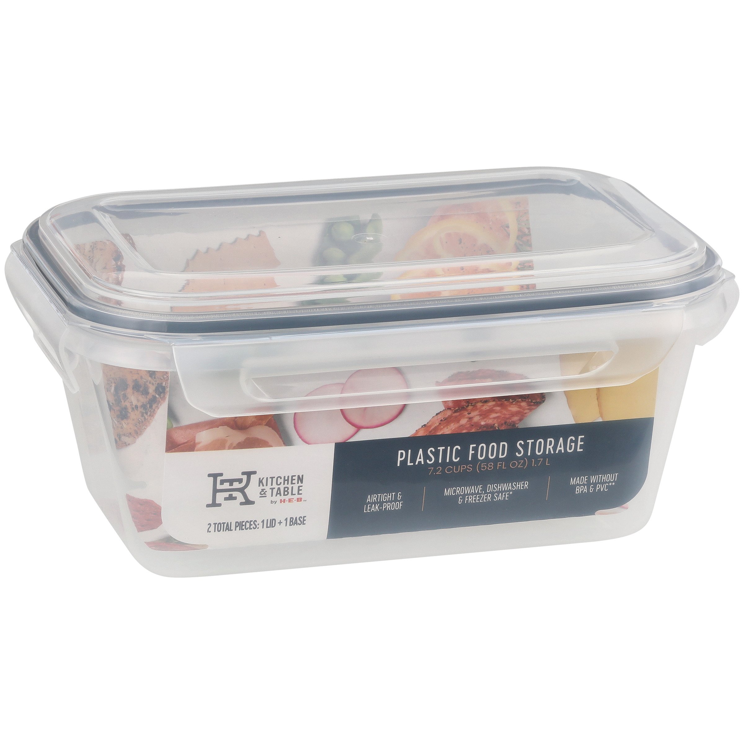 Kitchen & Table by H-E-B Plastic Food Storage Container - Shop Food ...