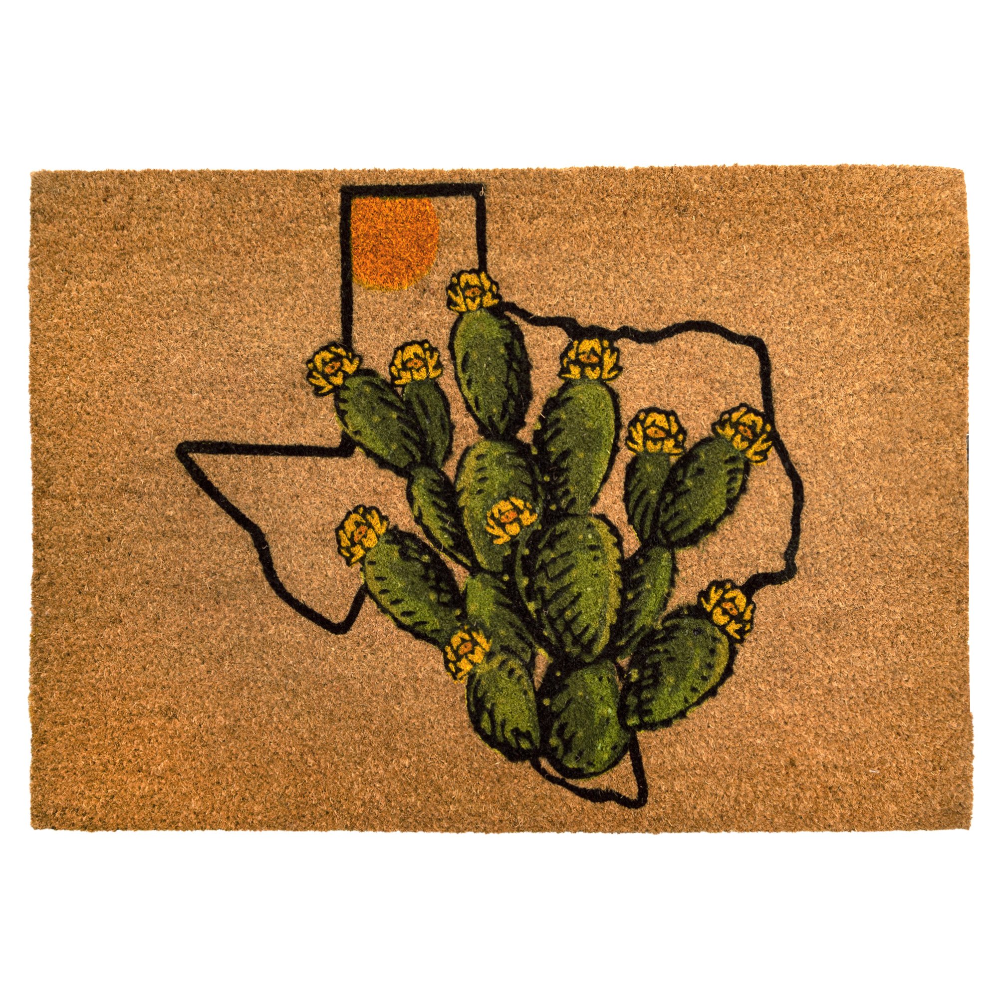 Texas Proud Texas Cactus Coir Doormat - Shop Seasonal decor at H-E-B