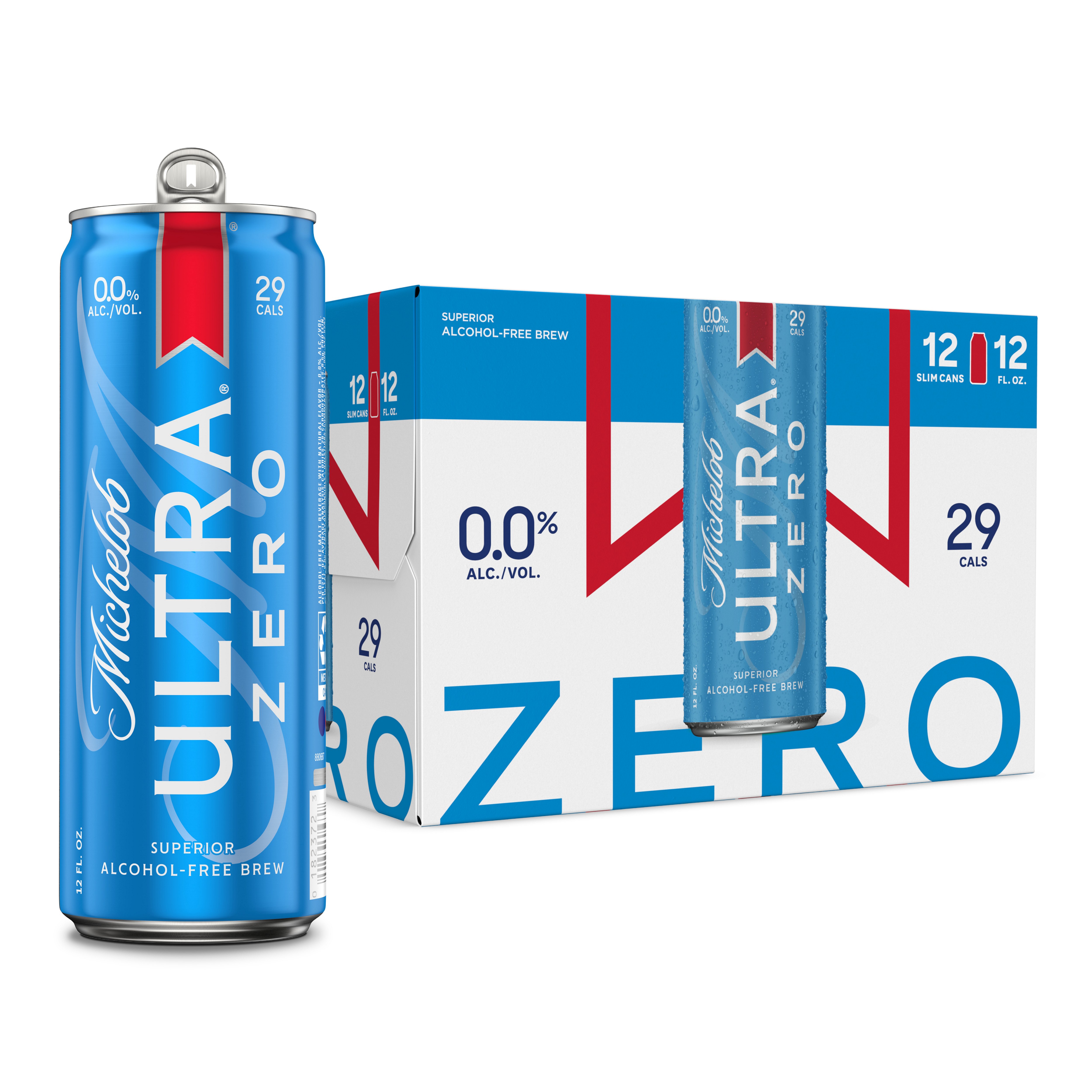 Michelob ULTRA ZERO Non-Alcoholic Lager Beers 12 pk Slim Cans - Shop ...