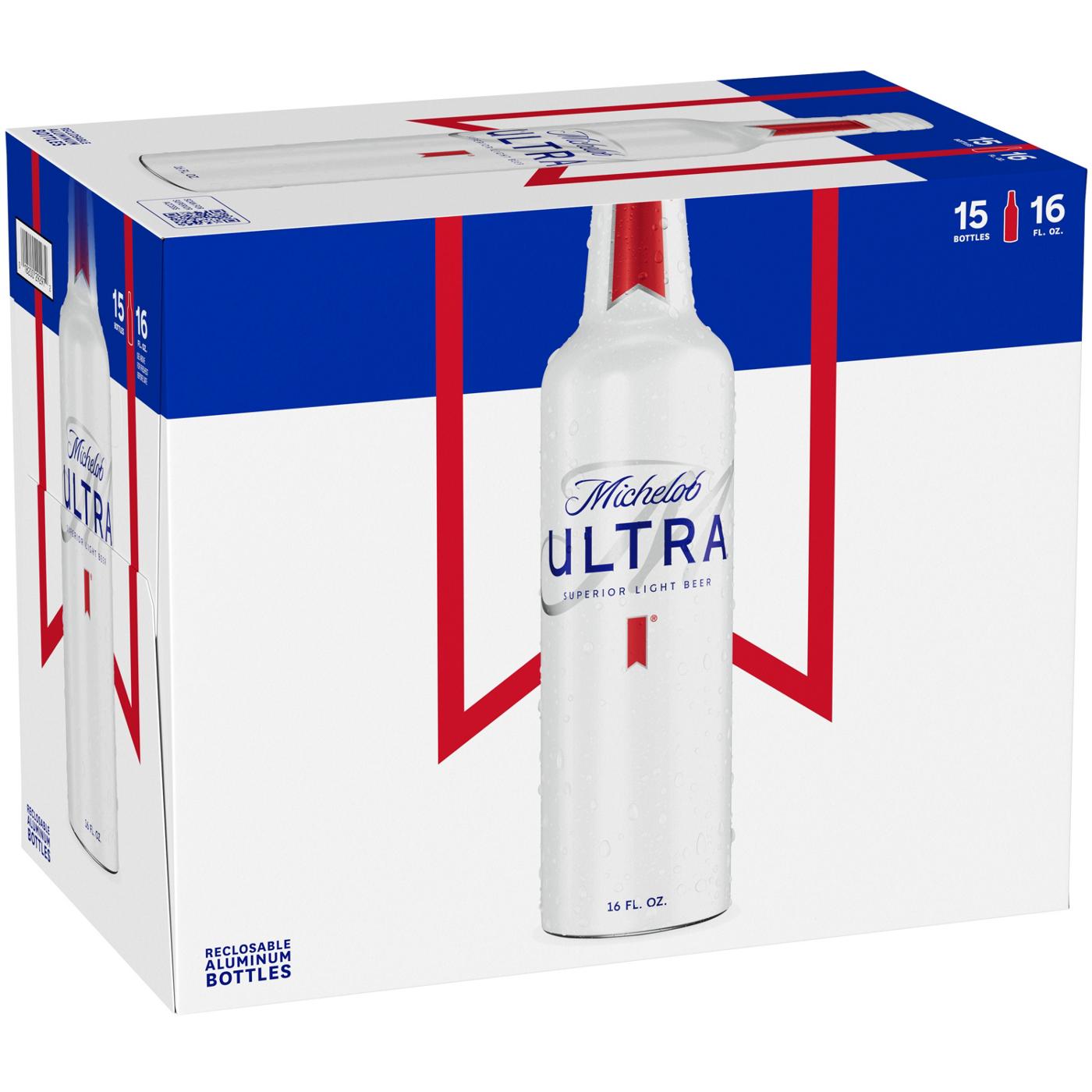 Michelob ULTRA Superior Light Lager Beer 15 pk Aluminum Bottles - Shop ...
