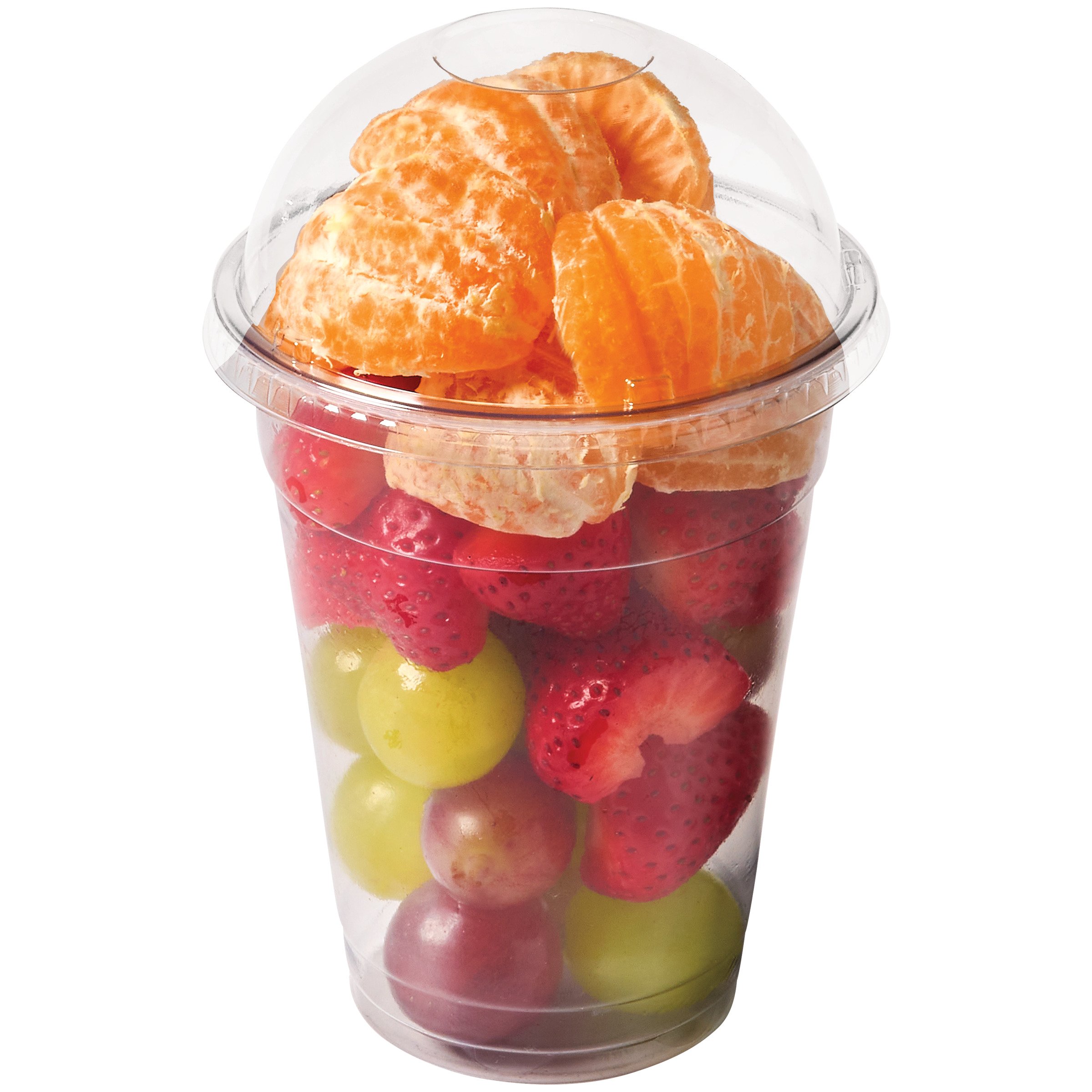 H-E-B Fresh Strawberries, Mandarins & Grapes Fruit Cup - Shop Mixed ...