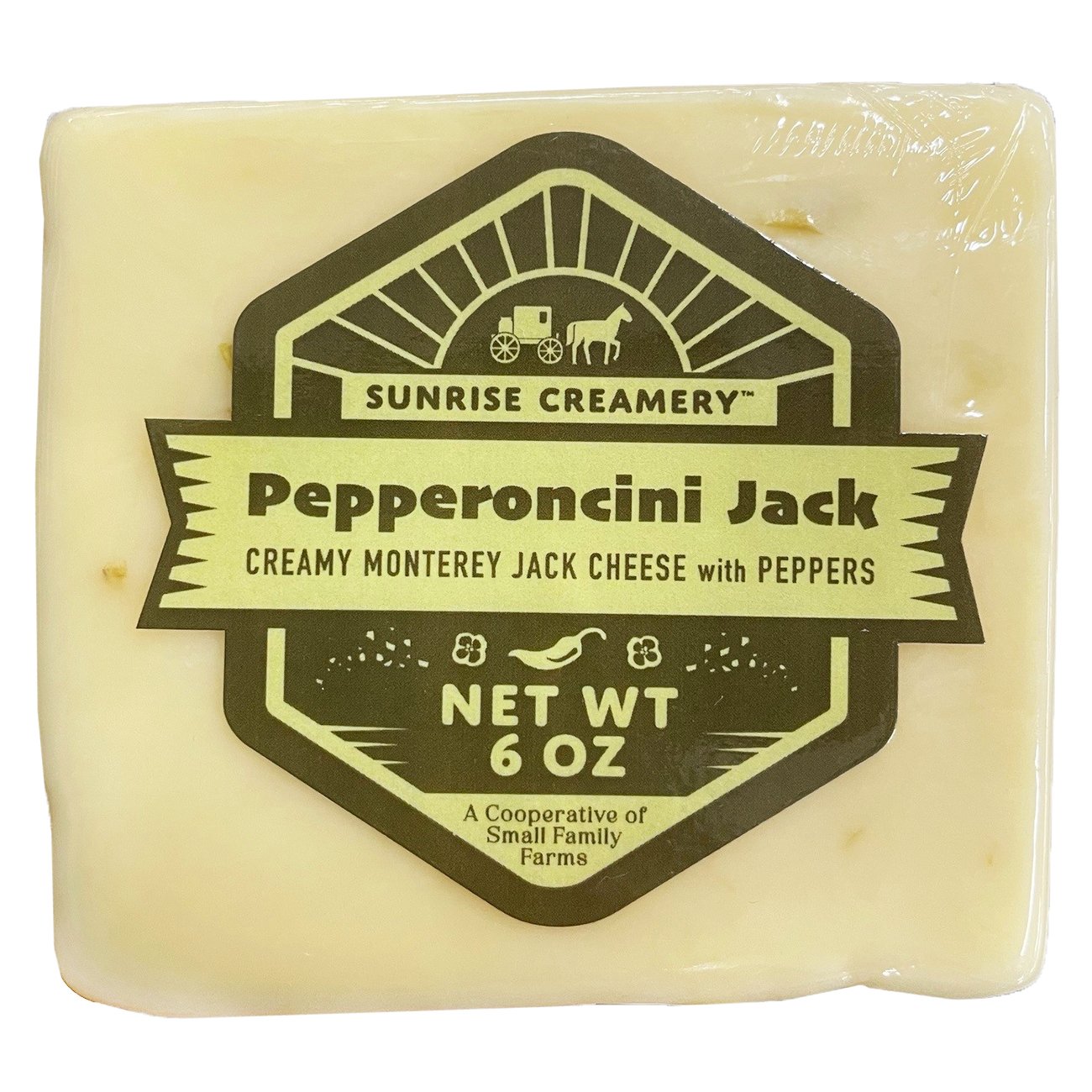 Sunrise Creamery Pepperoncini Monterey Jack Cheese - Shop Cheese at H-E-B