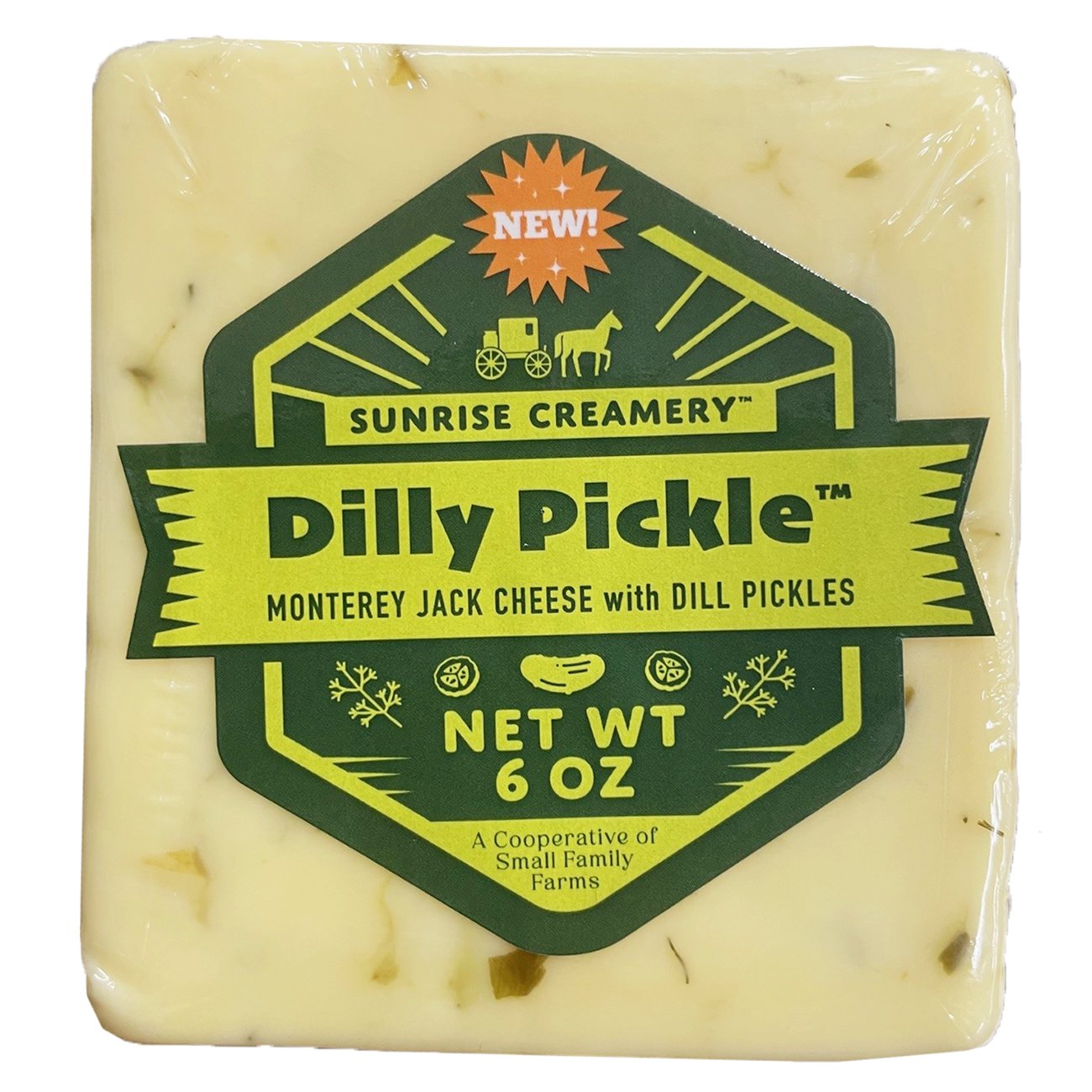 Sunrise Creamery Dilly Pickle Monterey Jack Cheese - Shop Cheese at H-E-B