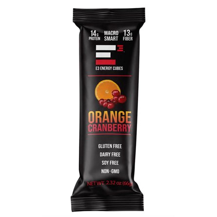 E3 Orange Cranberry Energy Cubes Protein Bar, 2.32 oz | Central Market ...