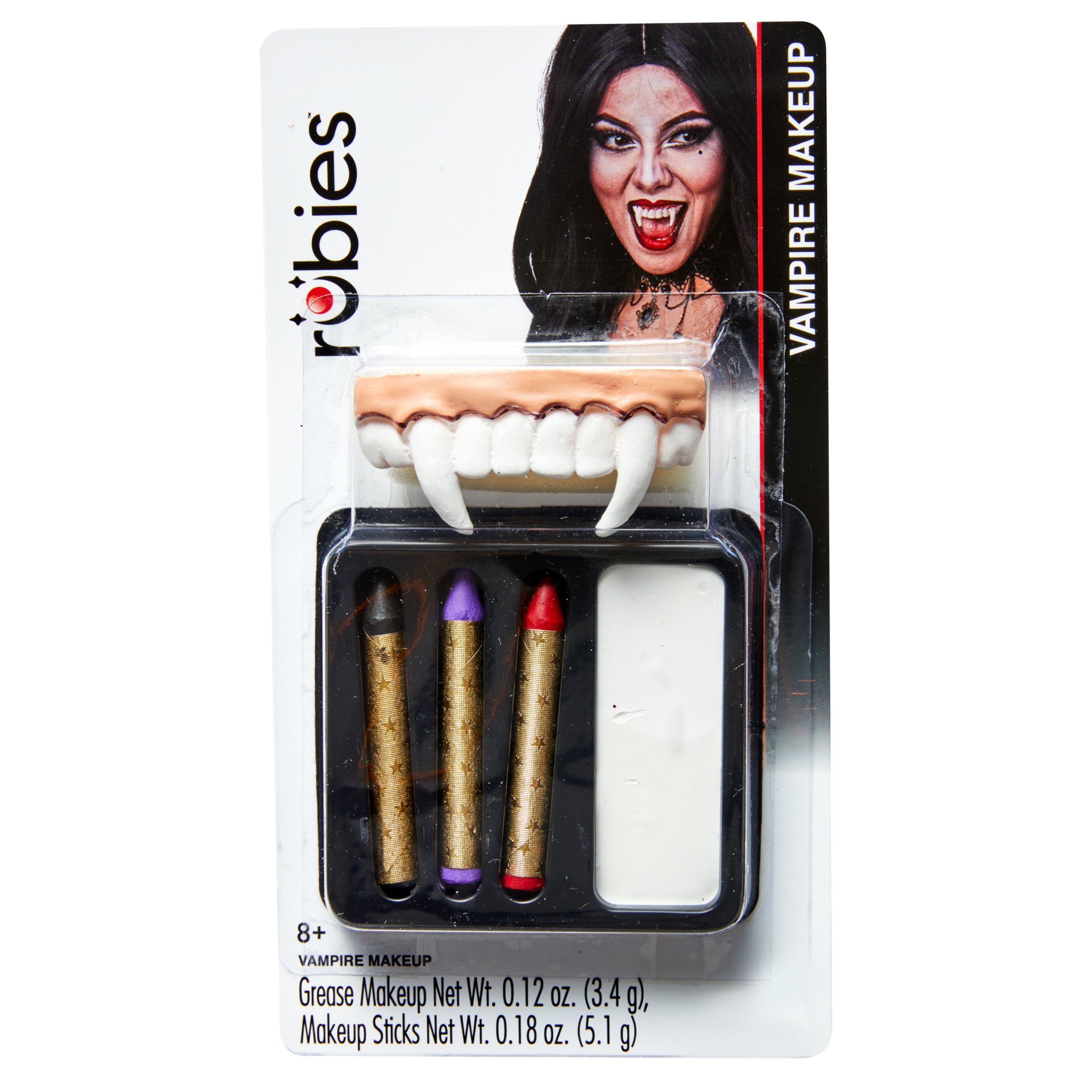 Rubies Vampire Makeup Kit With Teeth - Shop Makeup palettes & sets at H-E-B