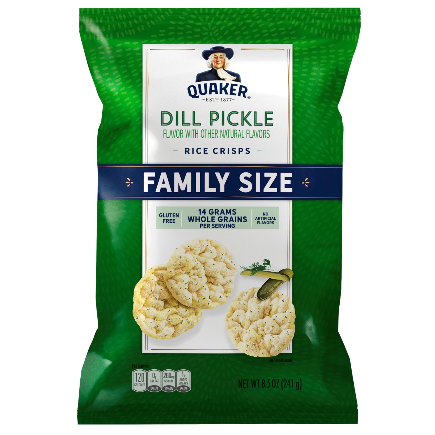 Quaker Rice Crisps - Dill Pickle, Family Size - Shop Rice cakes at H-E-B