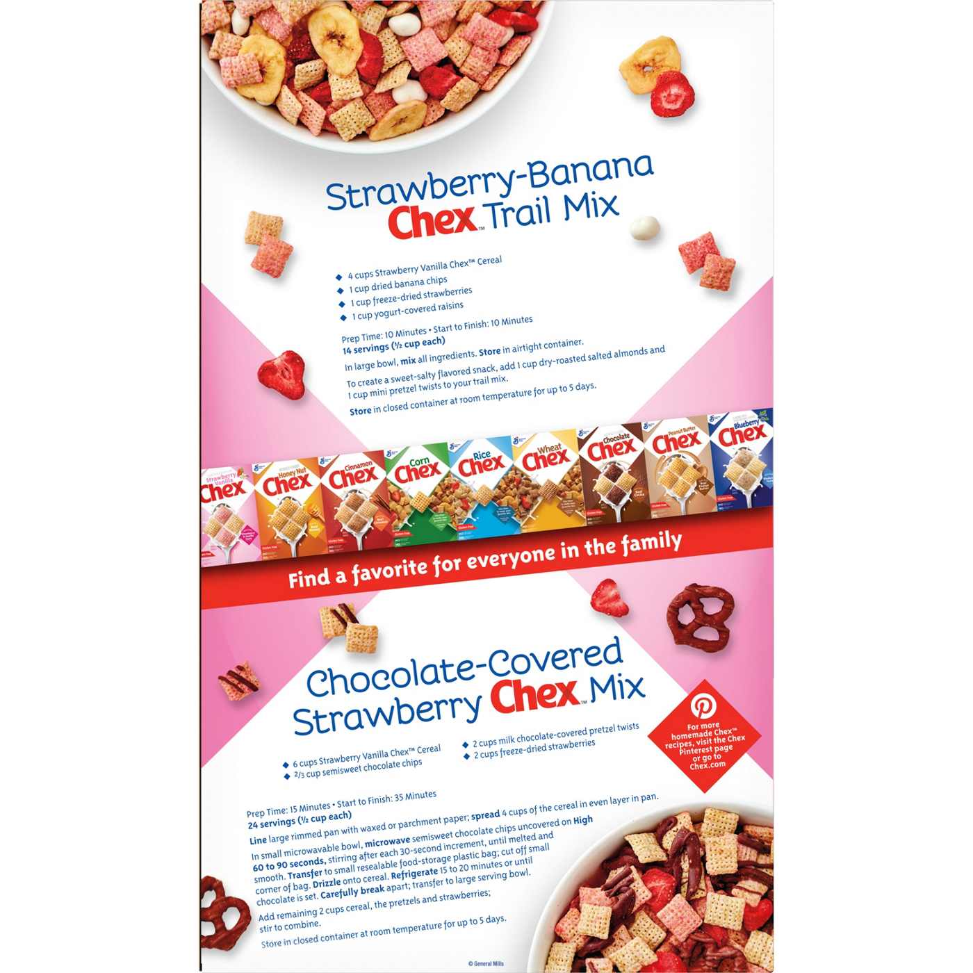 General Mills Strawberry Vanilla Chex Cereal - Family Size - Shop ...