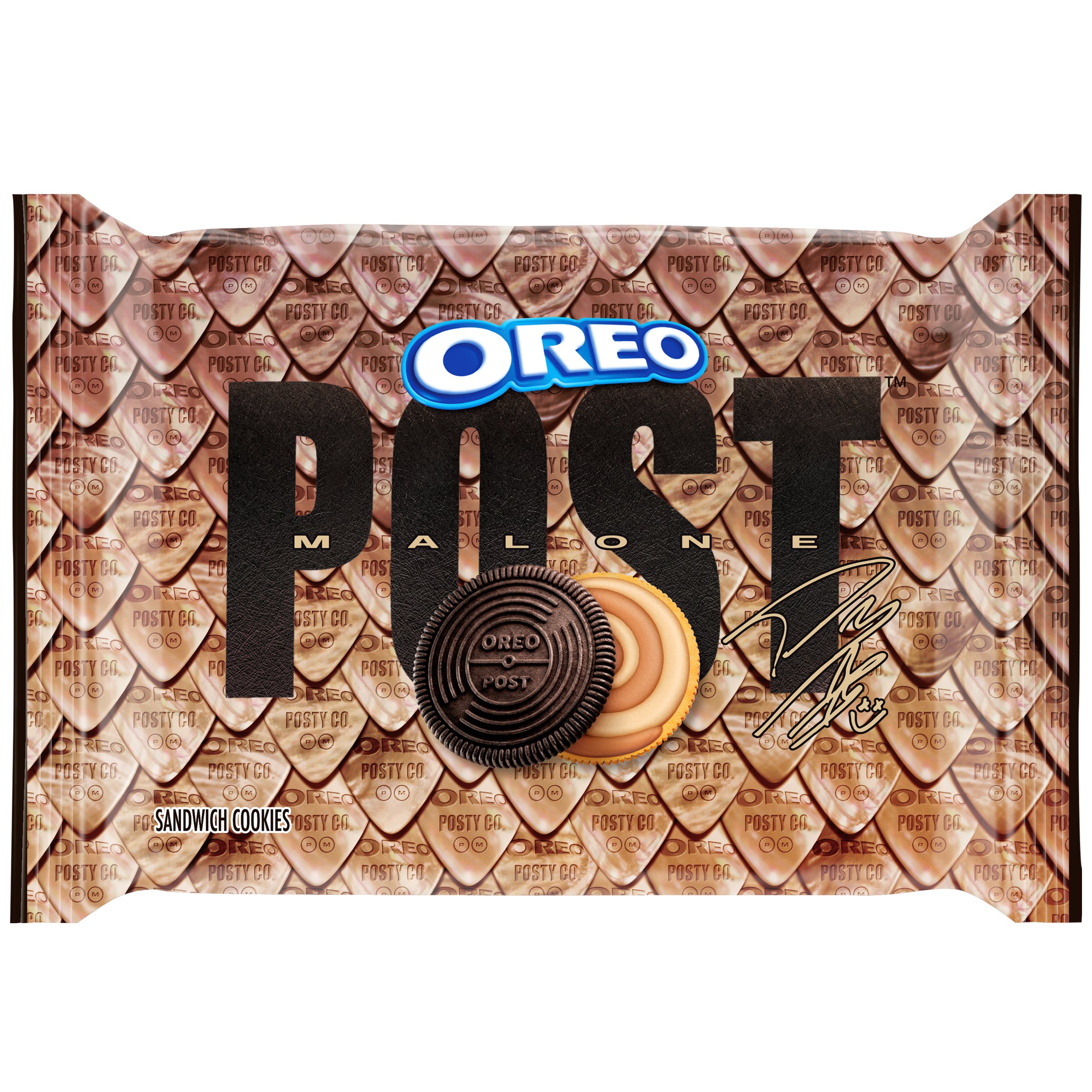 OREO Limited Edition Post Malone Swirled Caramel and Shortbread Creme ...