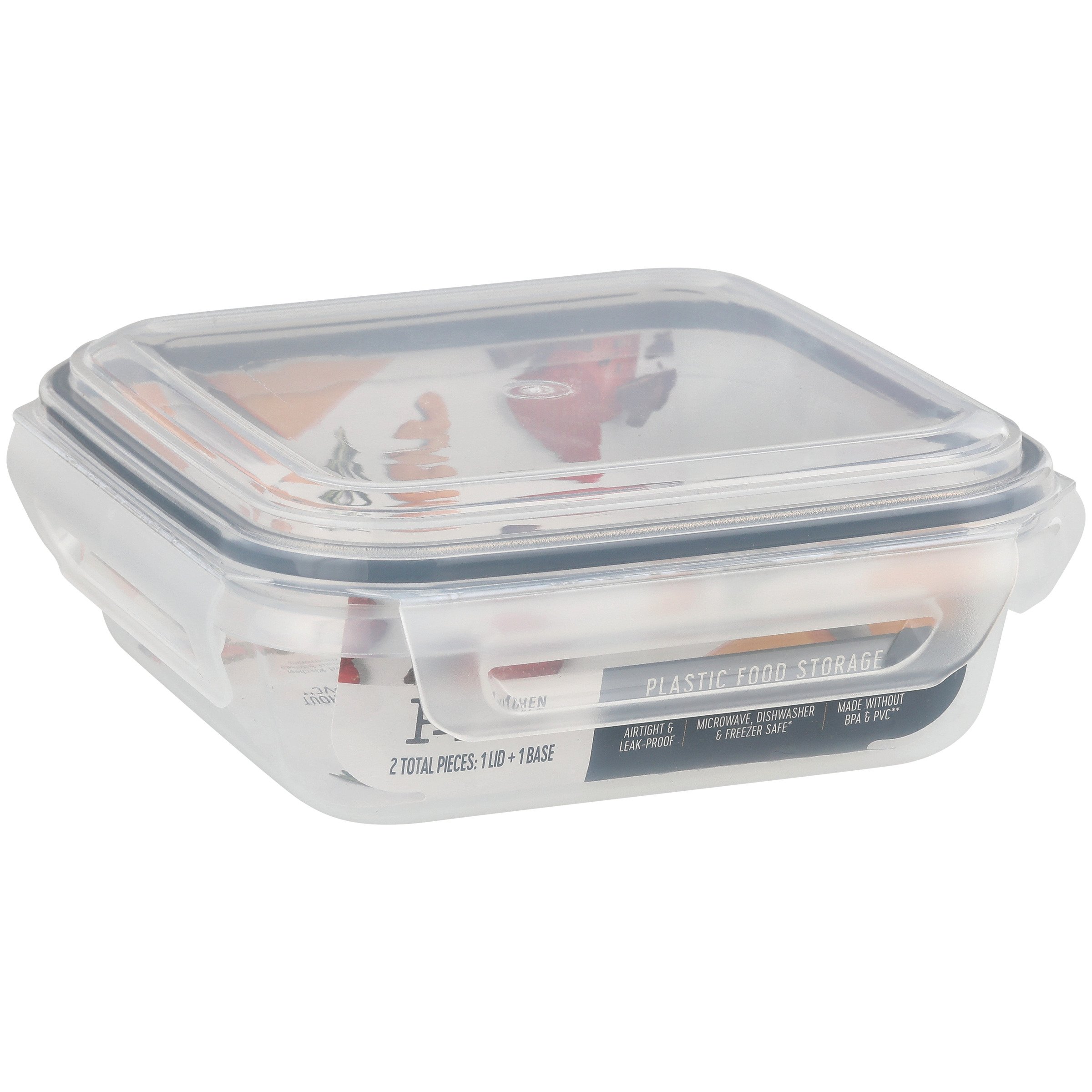 Kitchen & Table by H-E-B Plastic Food Storage Container - Shop Food ...