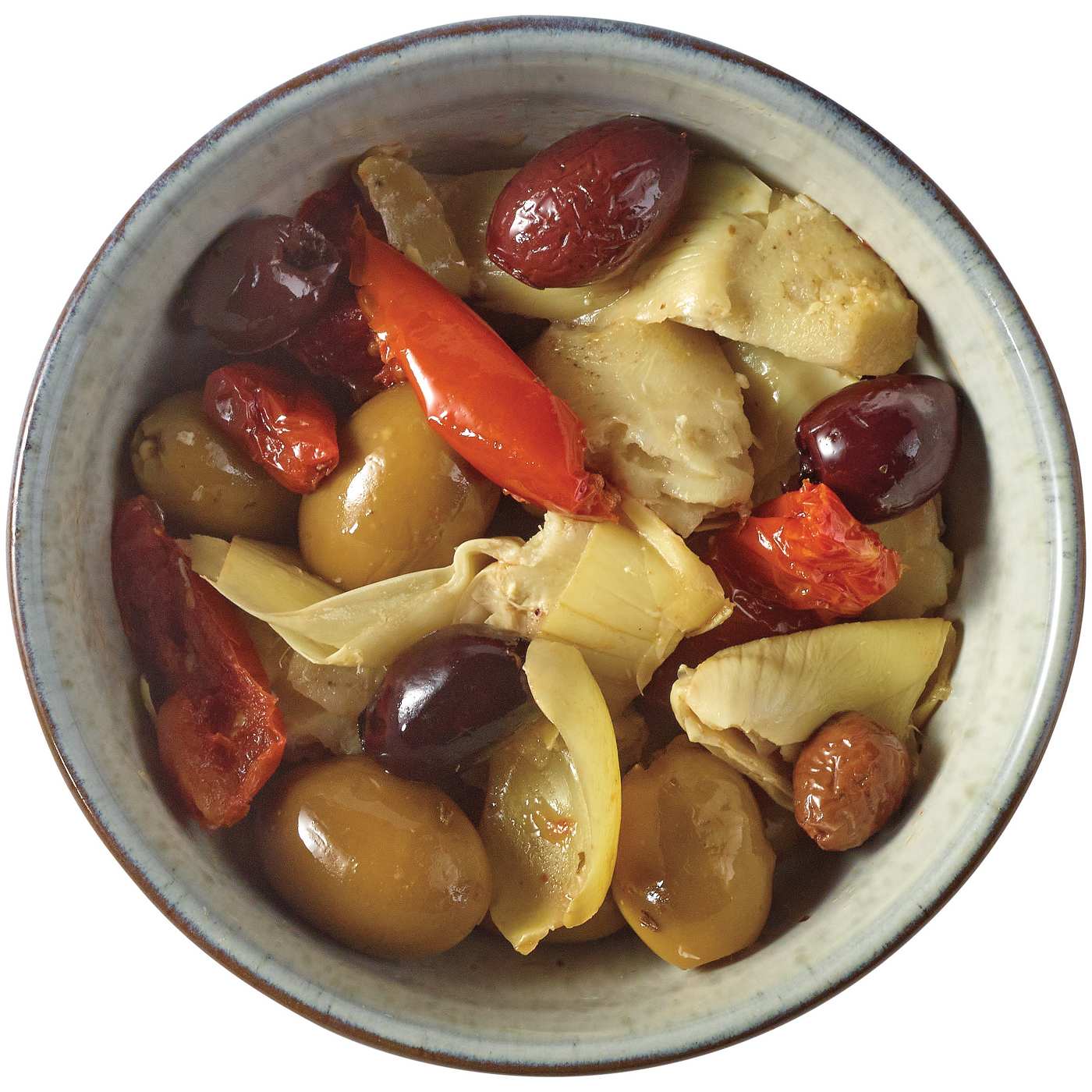 H-E-B Italian Antipasti - Artichoke, Tomatoes & Olive Medley - Shop ...