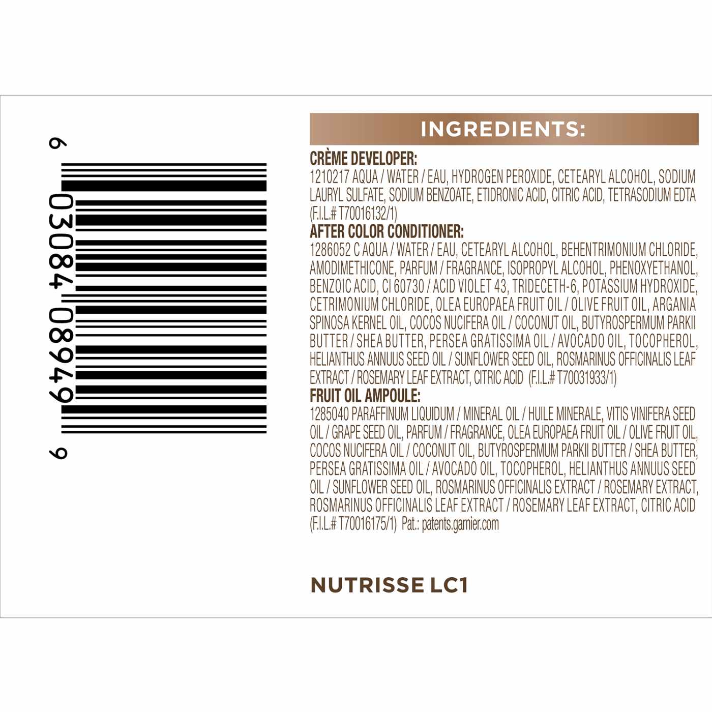 Garnier Nutrisse Ultra Color Nourishing High Lift Permanent Hair Color ...