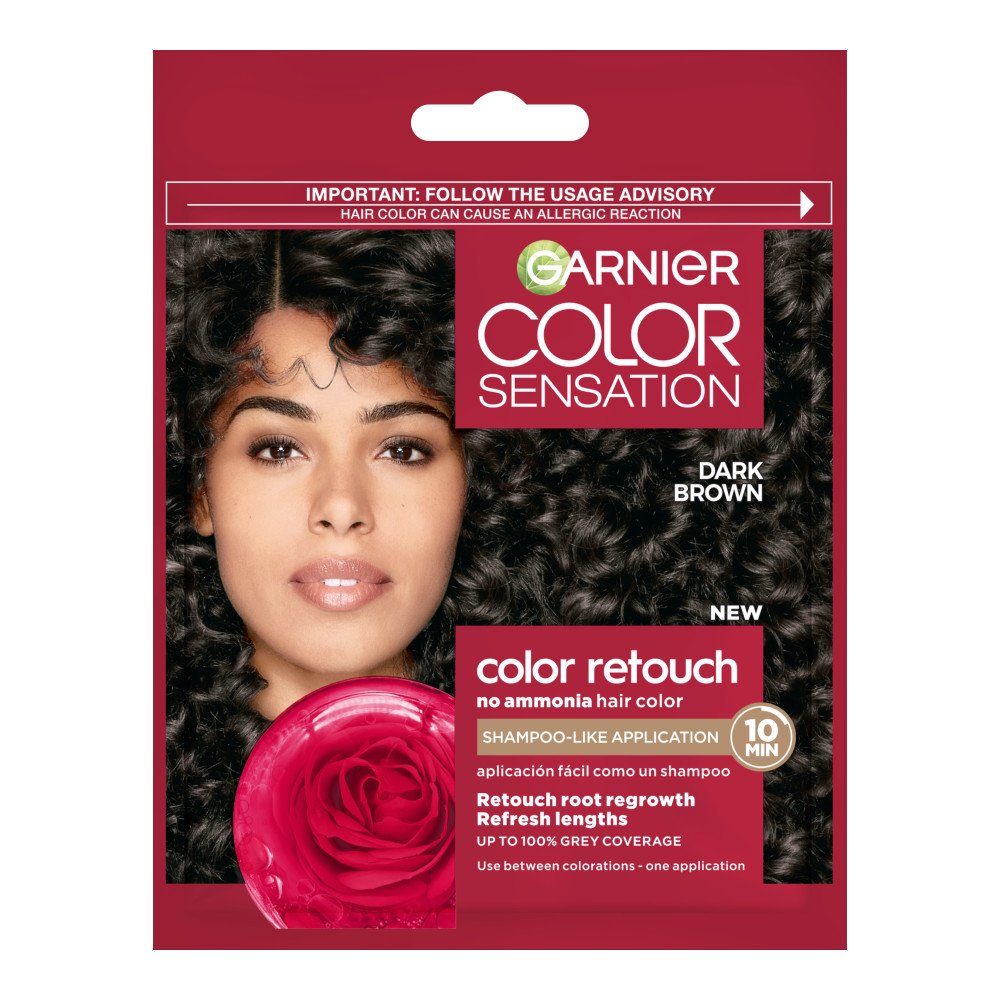 Garnier Color Sensation Permanent Hair Color Retouch - 4.0 Dark Brown ...