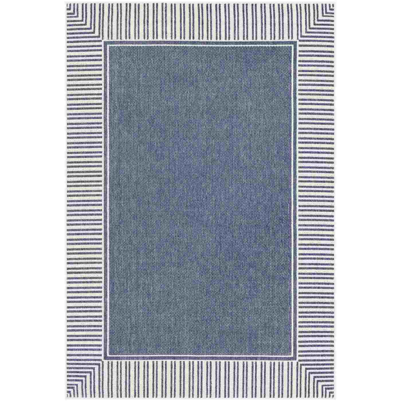 Surya Alfresco Machine Woven Rug - Blue - Shop Rugs & mats at H-E-B