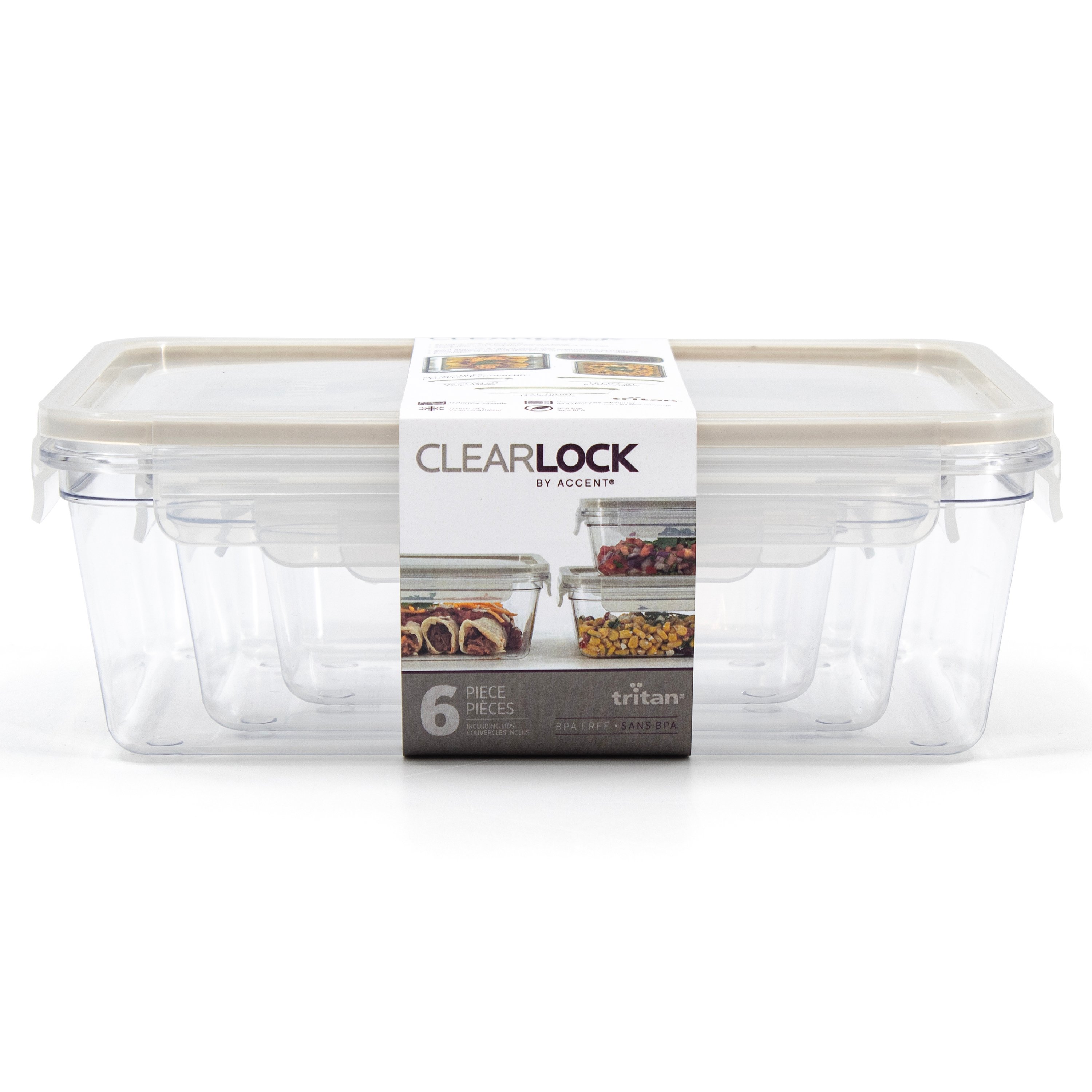 Clearlock Rectangle Tritan Food Storage Set - Shop Food storage at H-E-B