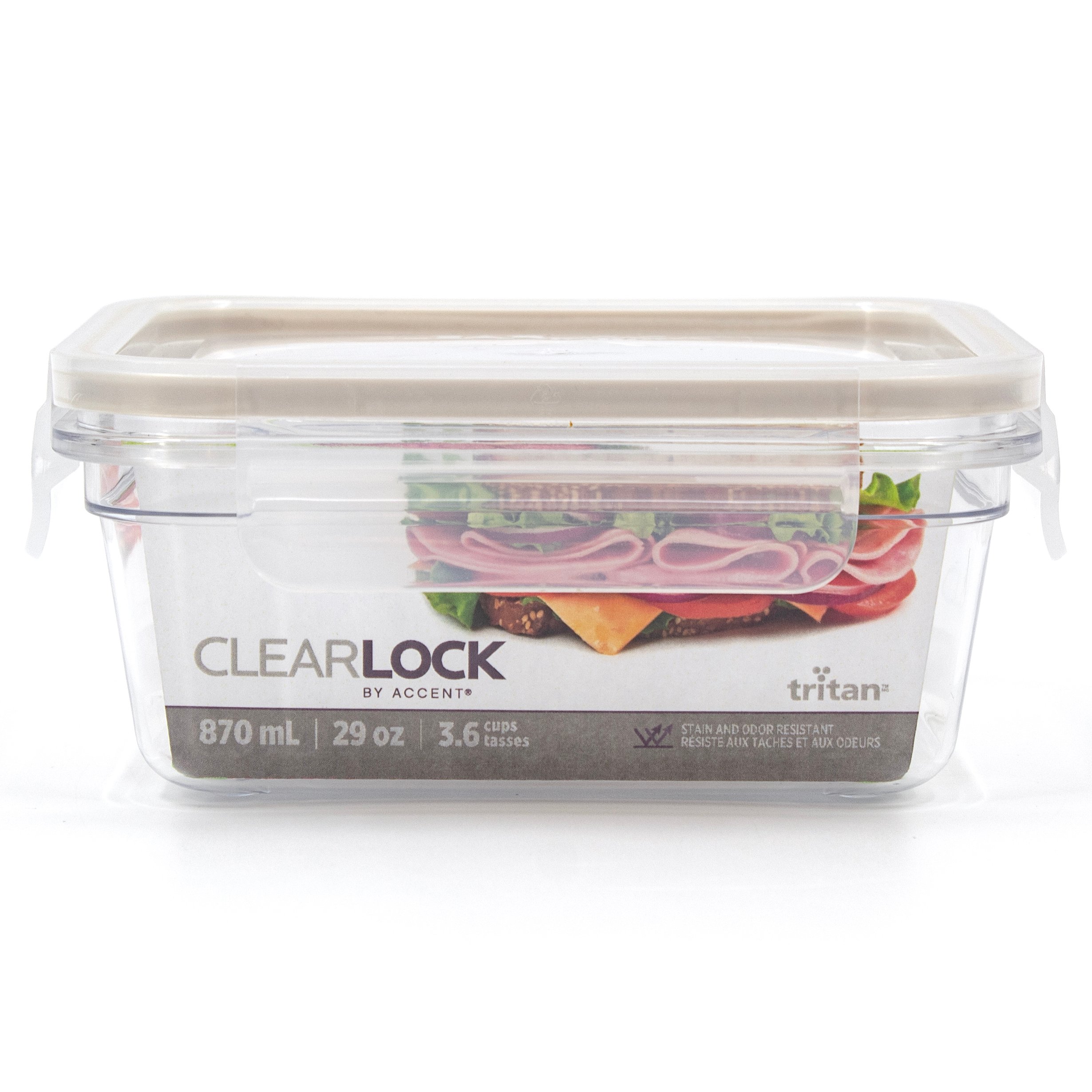 Clearlock Square Tritan Food Storage Container - Shop Food storage at H-E-B