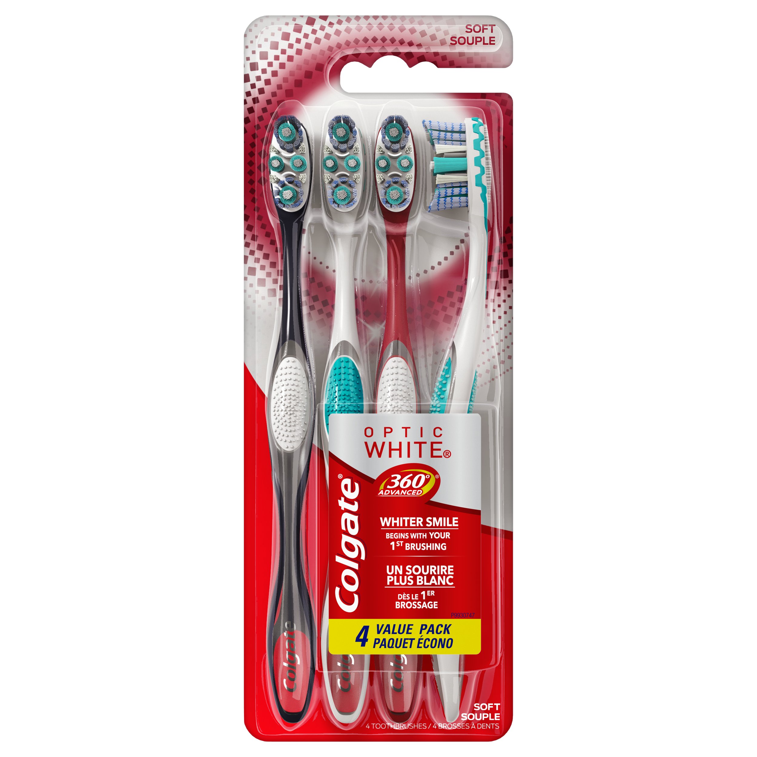 Colgate 360 Advanced Optic White Soft Souple Toothbrush - Shop ...