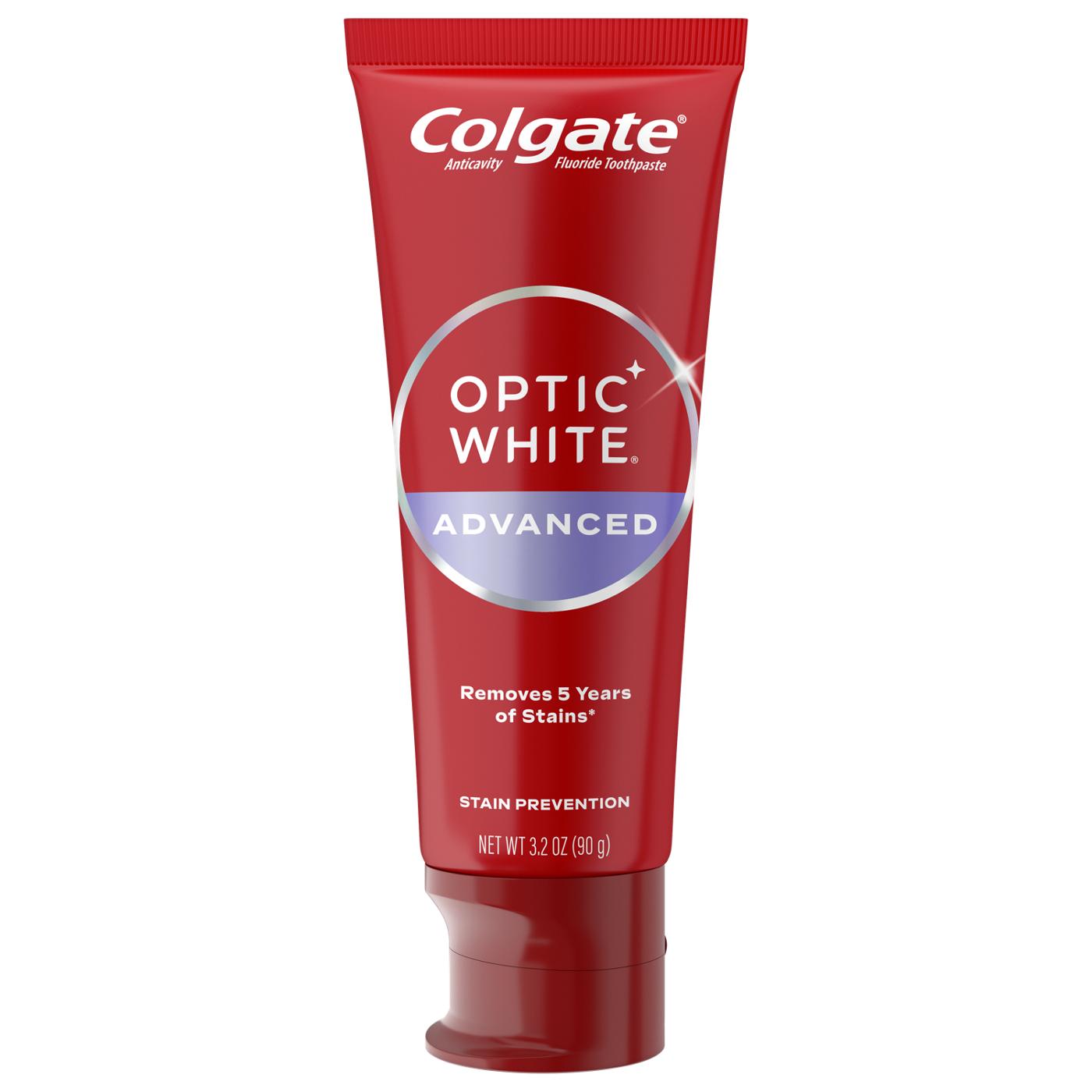 Colgate Optic White Advanced Stain Prevention - Shop Toothpaste at H-E-B