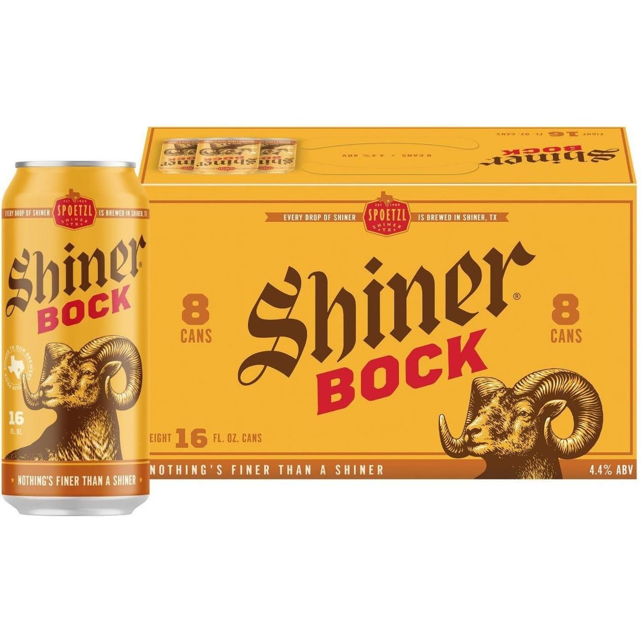 Shiner Bock Craft Beer 8 pk Cans - Shop Beer at H-E-B