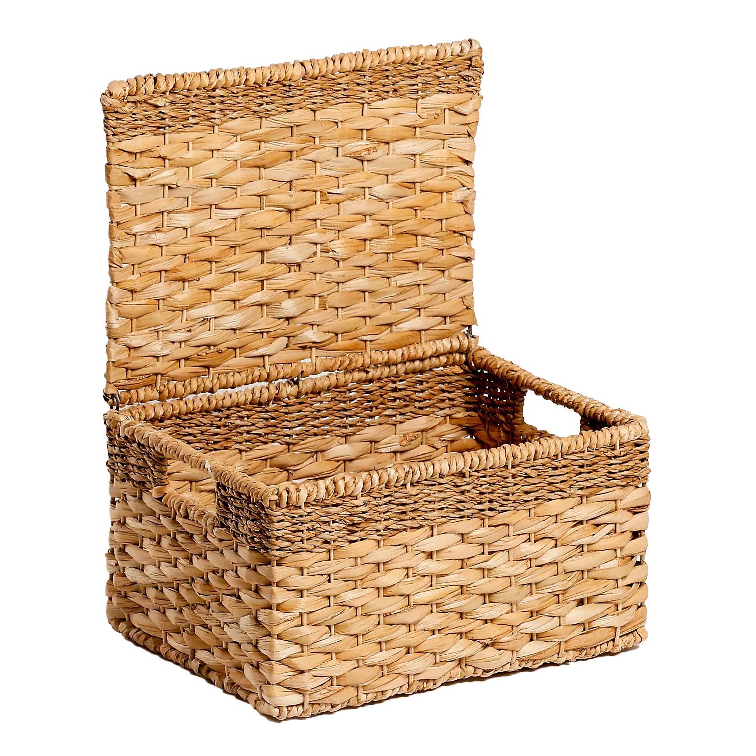 Haven + Key Lidded Natural Woven Abaca Basket - Medium - Shop Seasonal ...