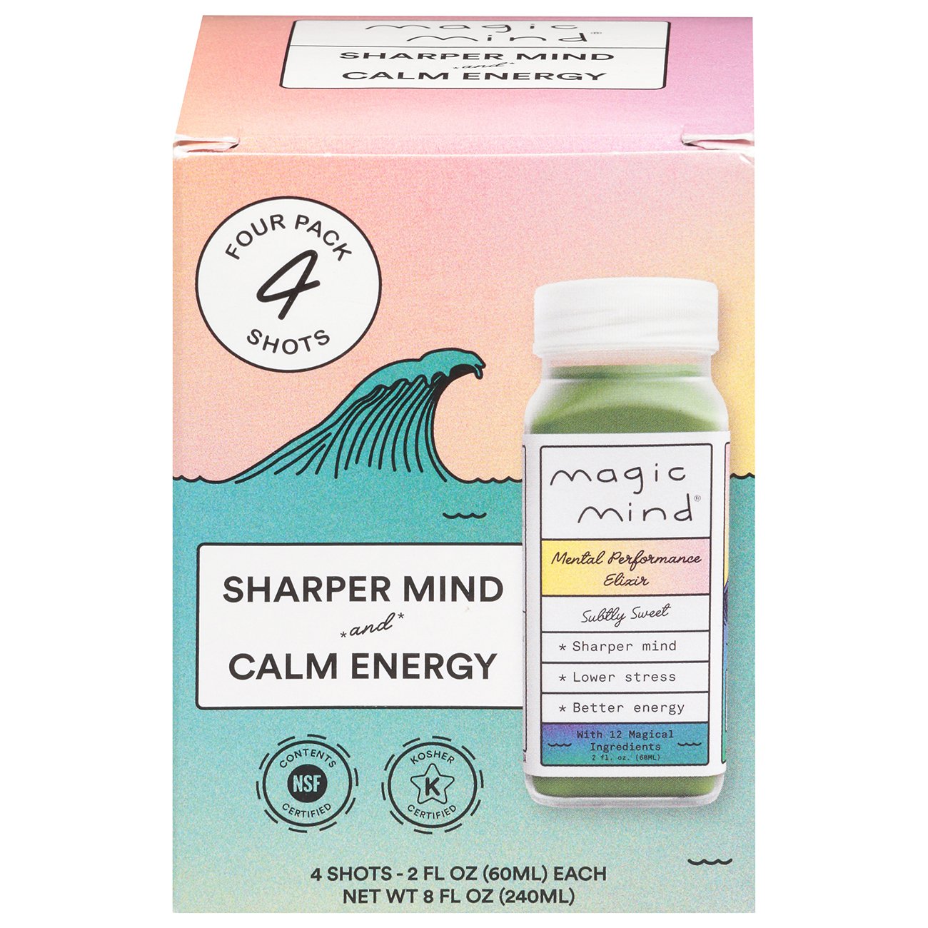 Magic Mind Mental Performance Elixir 4 pk Bottles - Shop Sports ...