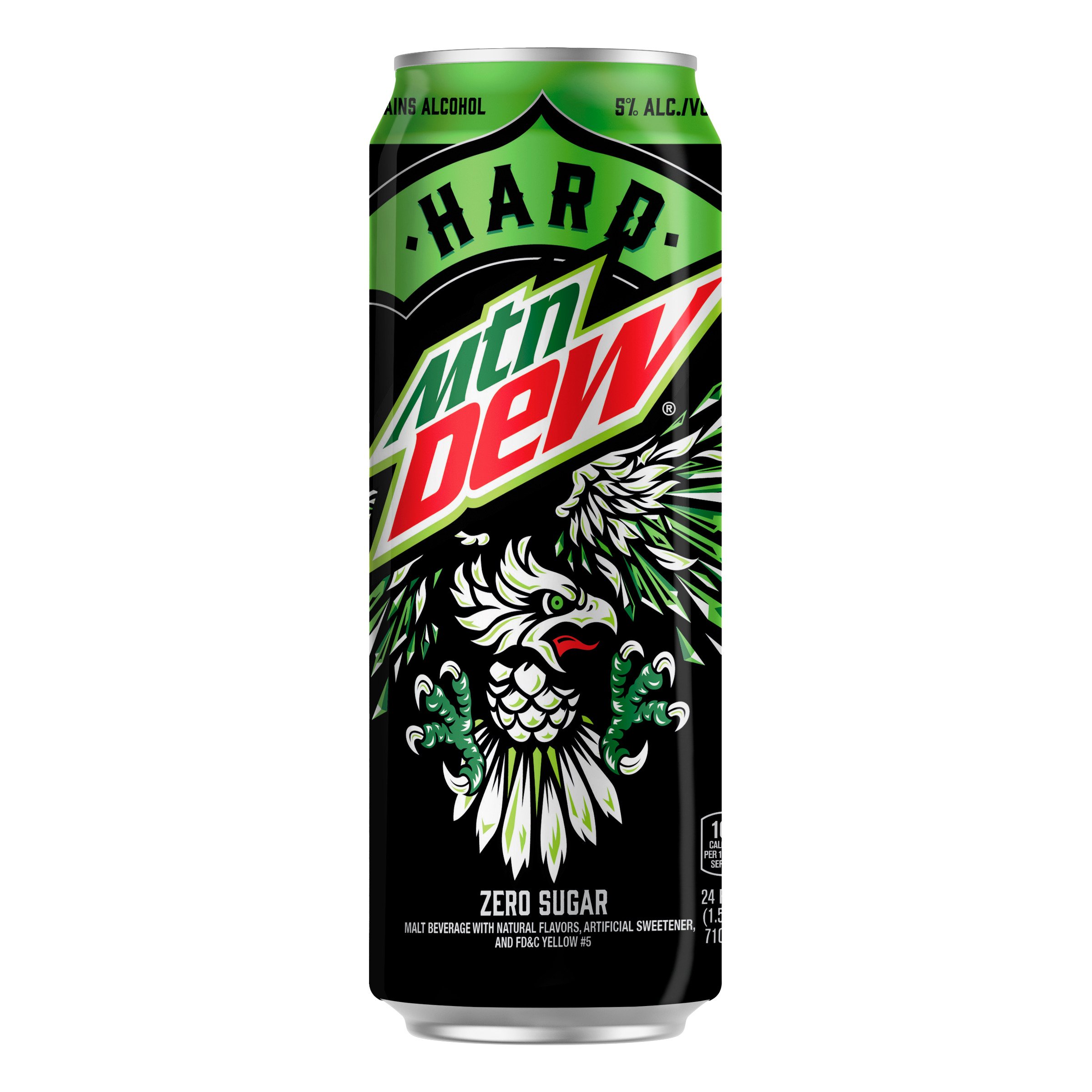 Hard Mountain Dew Zero Sugar Alcoholic Beverage Single Can - Shop Malt ...