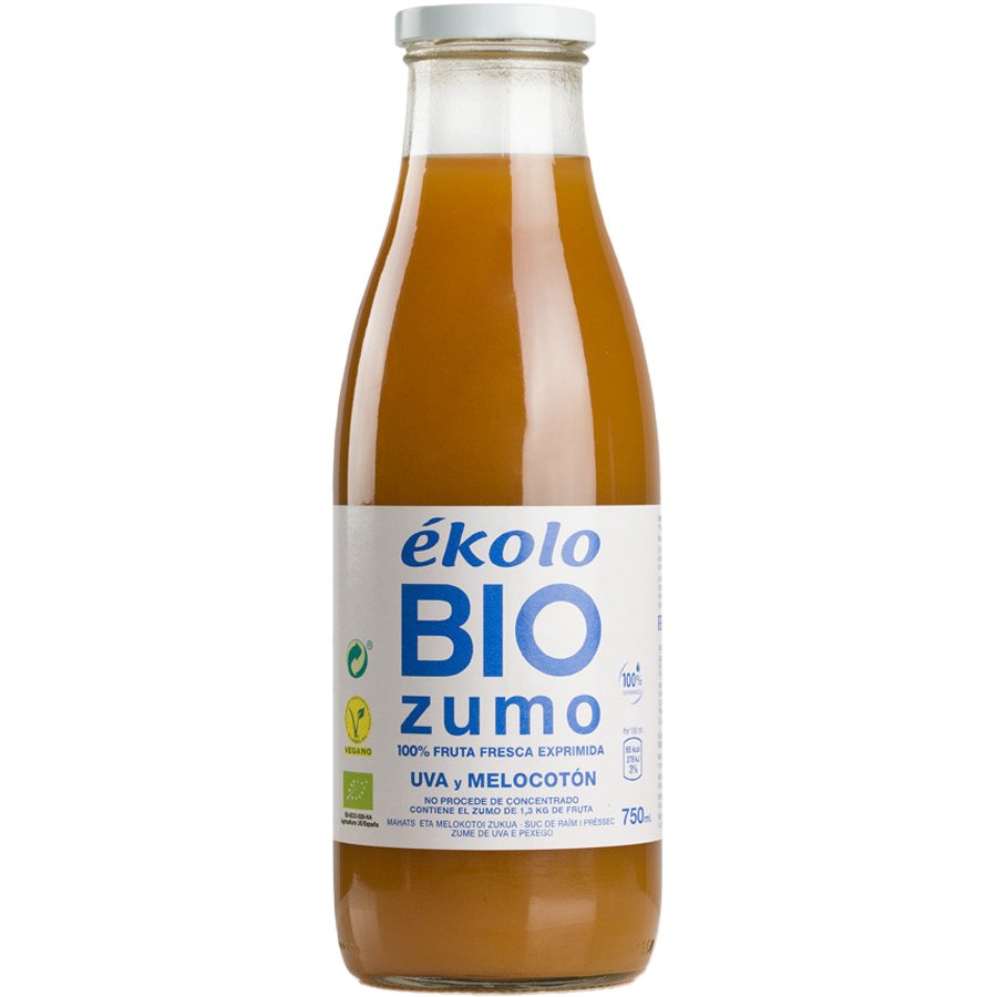 Ekolo Organic Grape & Peach Juice, 750 mL | Central Market - Really ...