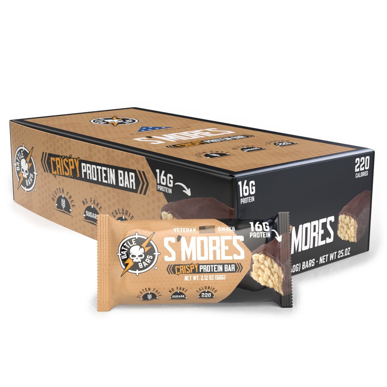 Battle Bars 16g Protein Bars - S'mores - Shop Granola & snack bars at H-E-B
