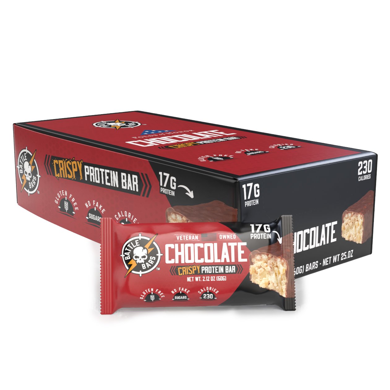 Battle Bars 17g Protein Bars - Chocolate - Shop Granola & snack bars at ...