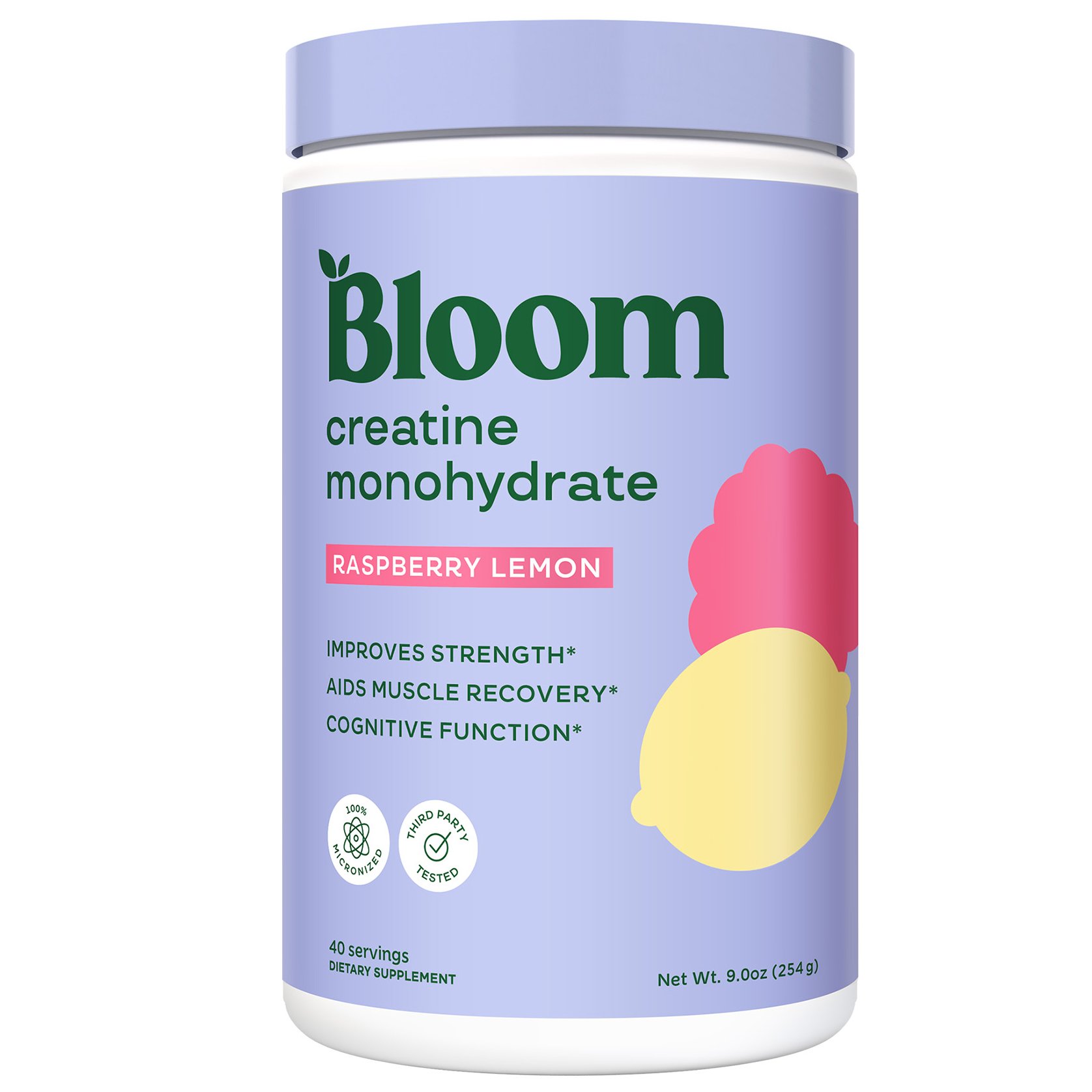 Bloom Creatine Monohydrate - Raspberry Lemon - Shop Diet & fitness at H-E-B