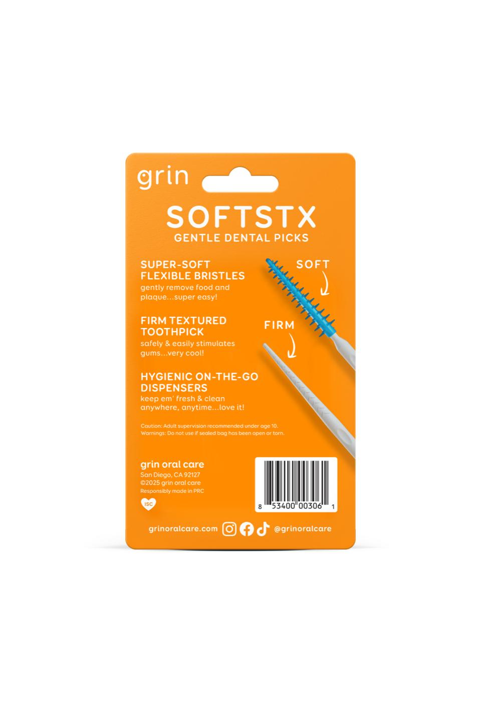 Grin Softstx Soft Dental Picks - Shop Floss at H-E-B