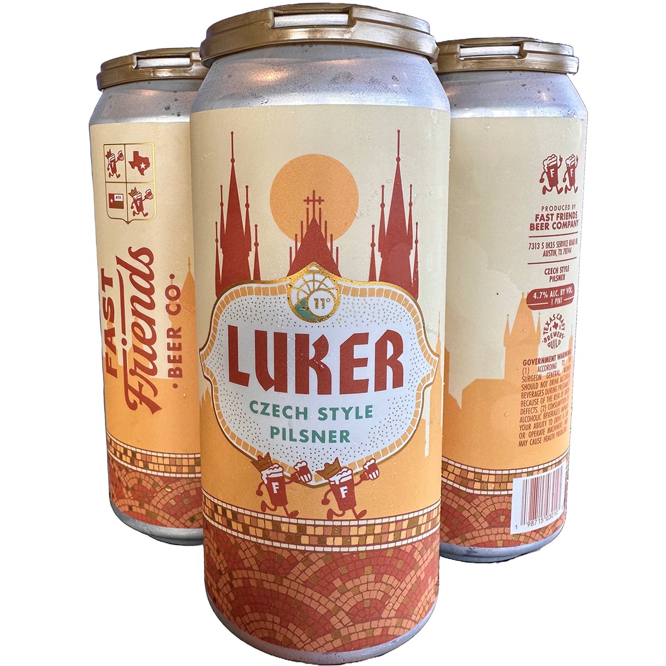 Luker Czech Style Pilsner 4 pk Cans - Shop Beer at H-E-B