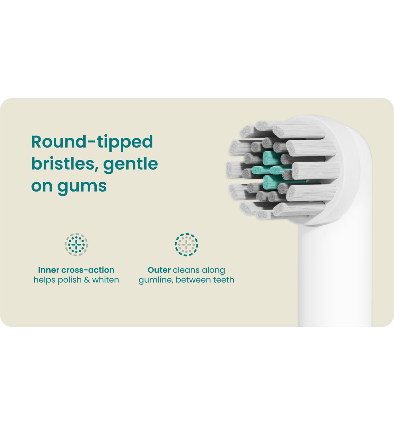 Quip Rev Oscillating Brush Head Refills - Soft - Shop Toothbrushes at H-E-B