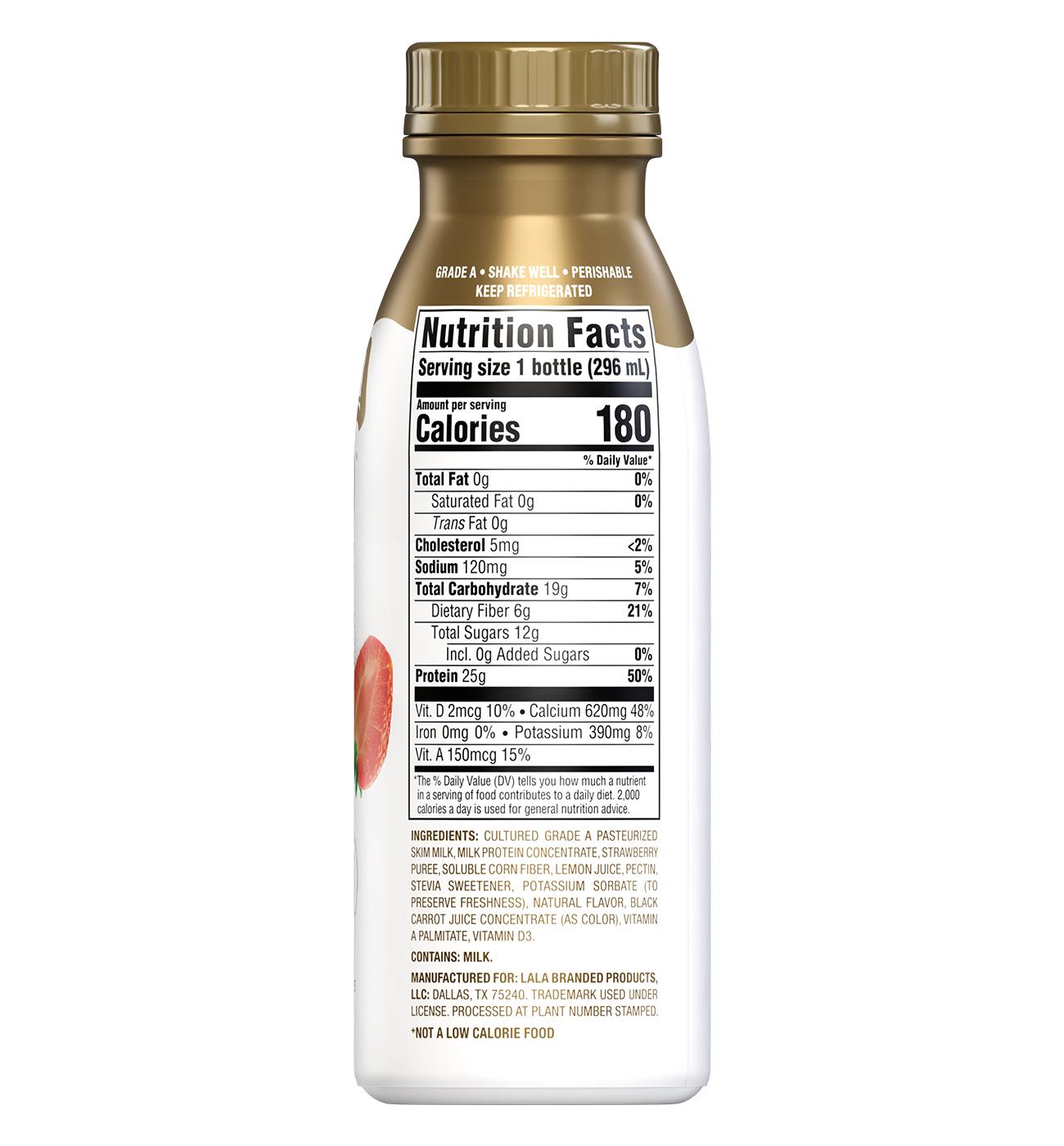 LALA Gold 25g Protein Yogurt Drink - Strawberry - Shop Shakes ...