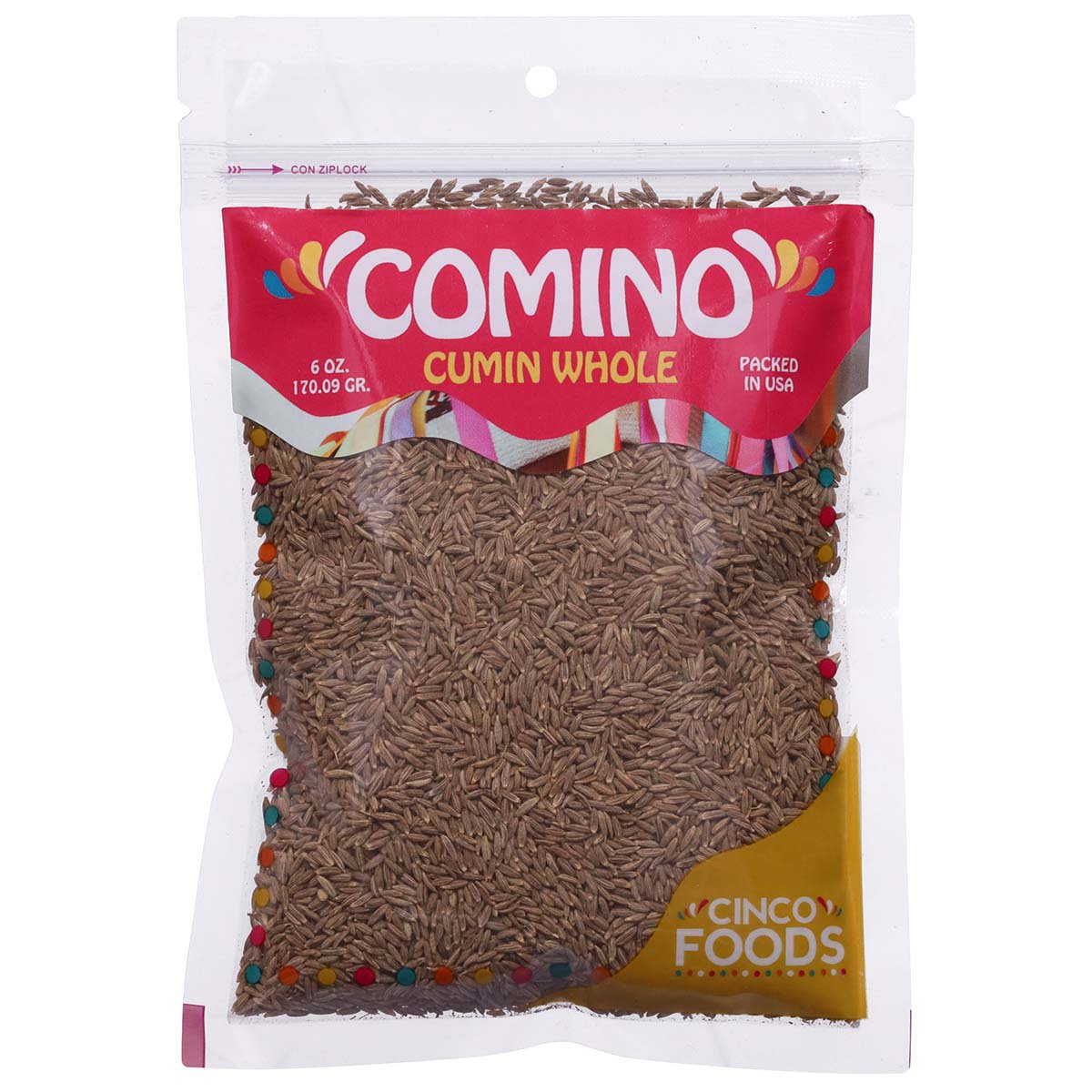 Cinco Foods Comino Cumin Whole - Shop Herbs & spices at H-E-B