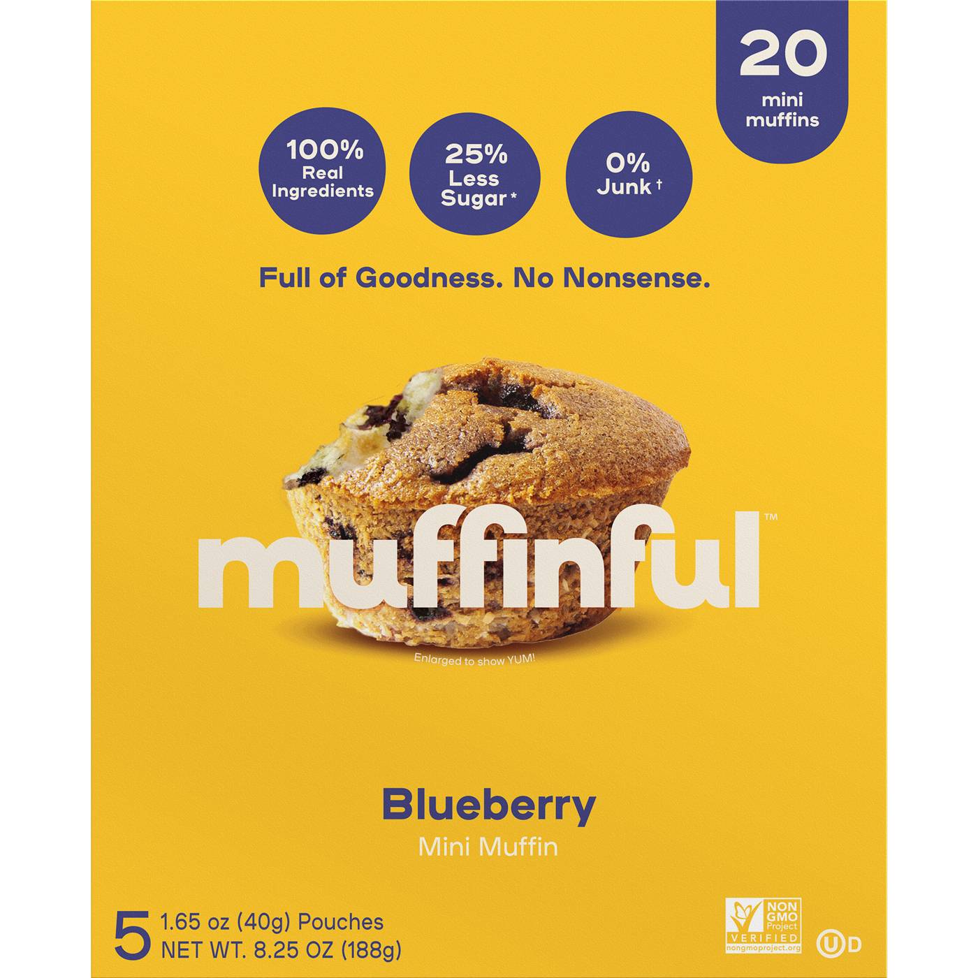 Muffinful Mini Blueberry Muffins Pouches - Shop Snack cakes at H-E-B