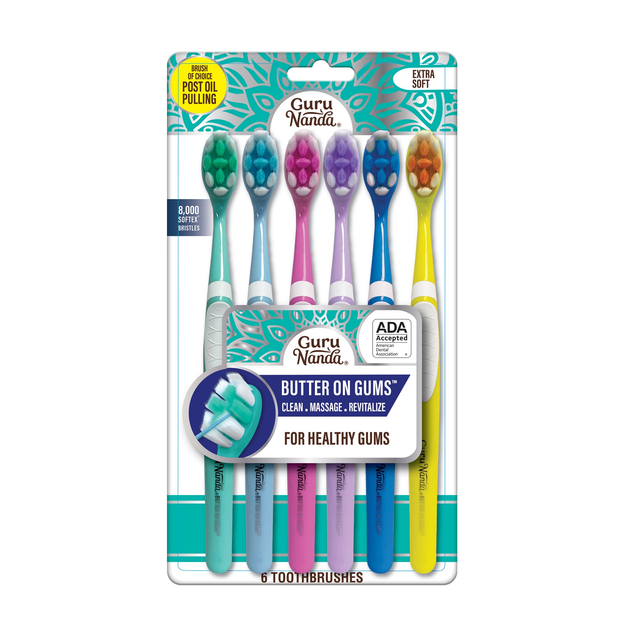 Guru Nanda Butter on Gums Extra Soft Toothbrush - Shop Toothbrushes at ...