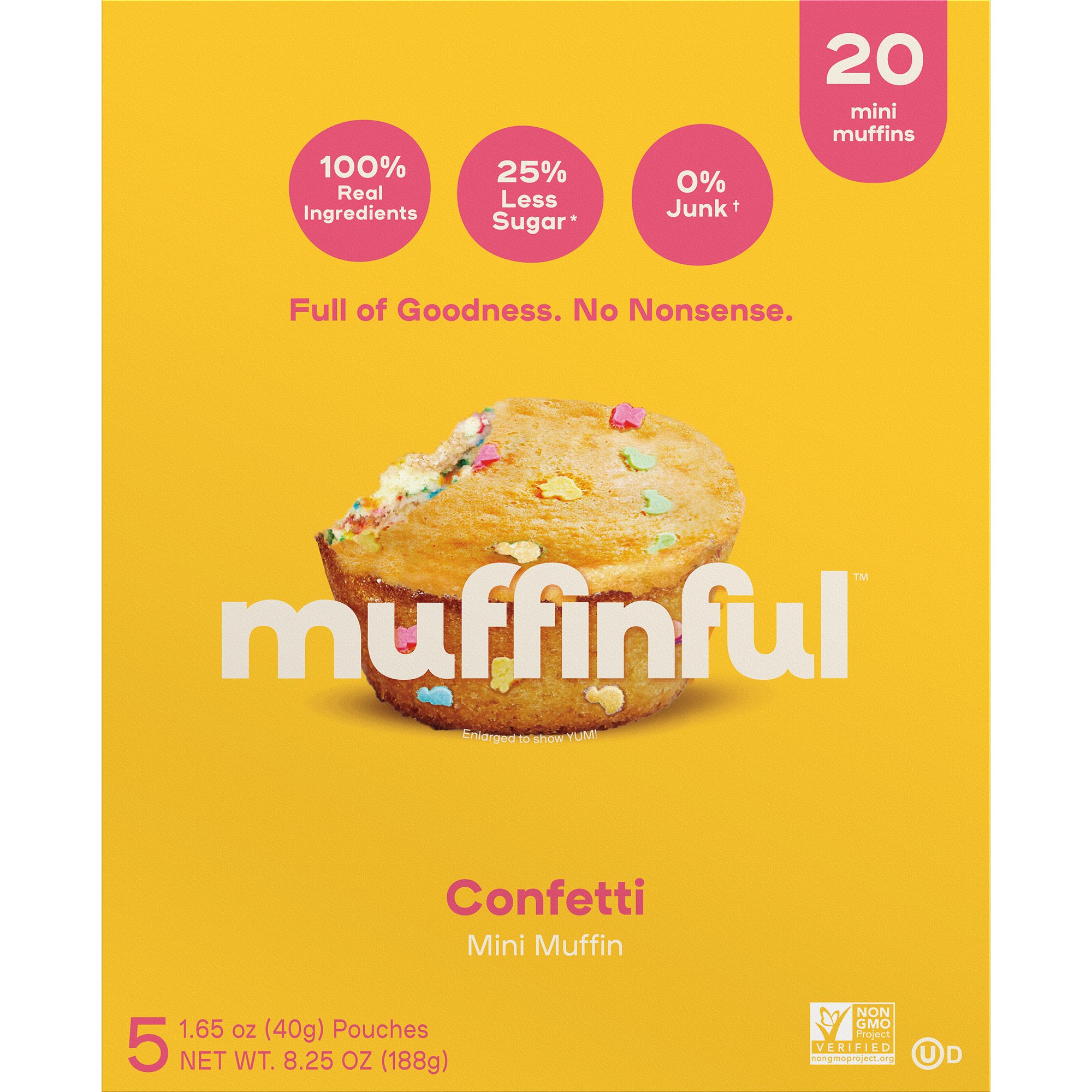Muffinful Confetti Mini Muffins Pouches - Shop Snack cakes at H-E-B