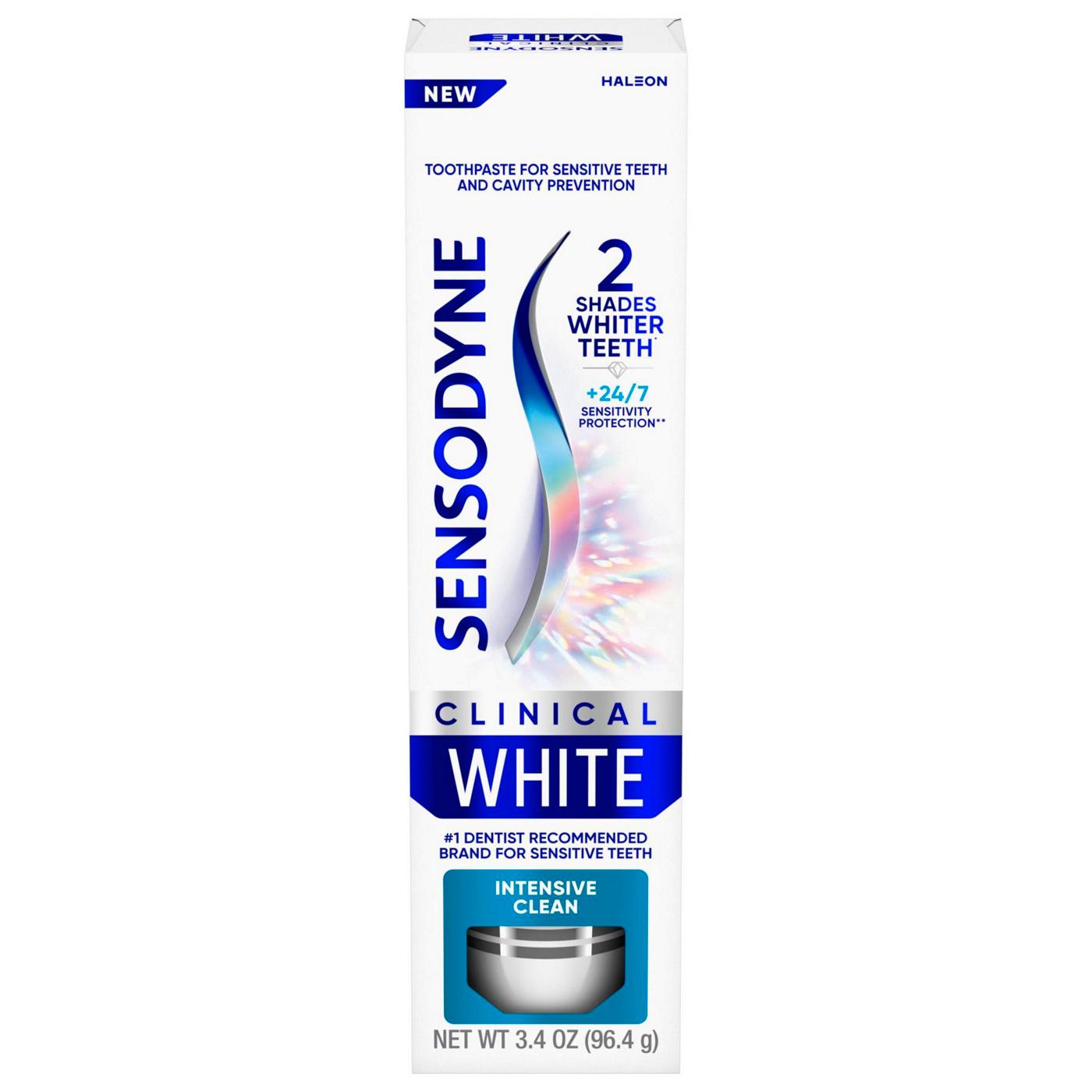 Sensodyne Clinical White Toothpaste, Intensive Clean - Shop Toothpaste ...