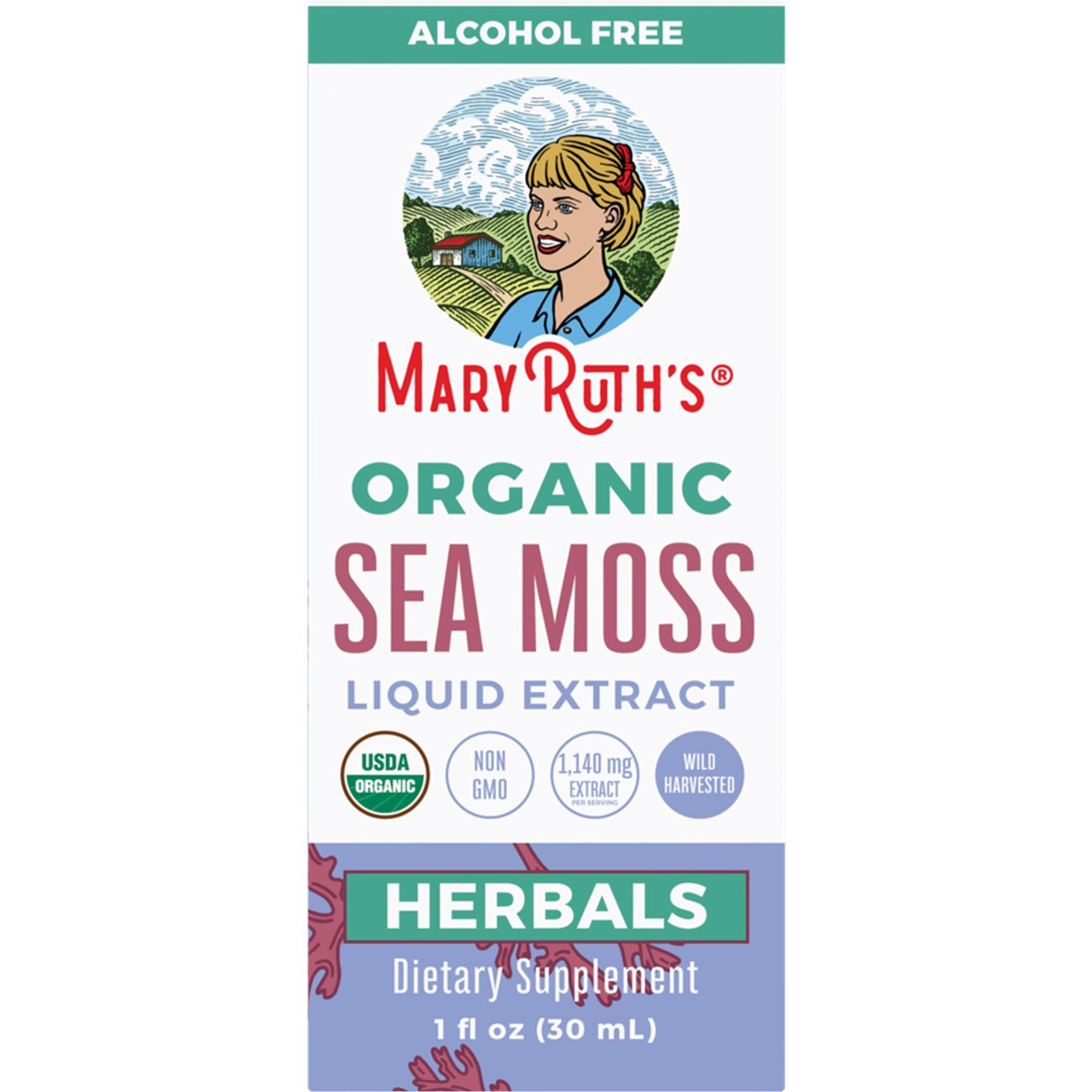 Mary Ruth's Organic Sea Moss Liquid Extract, 1 oz | Central Market ...