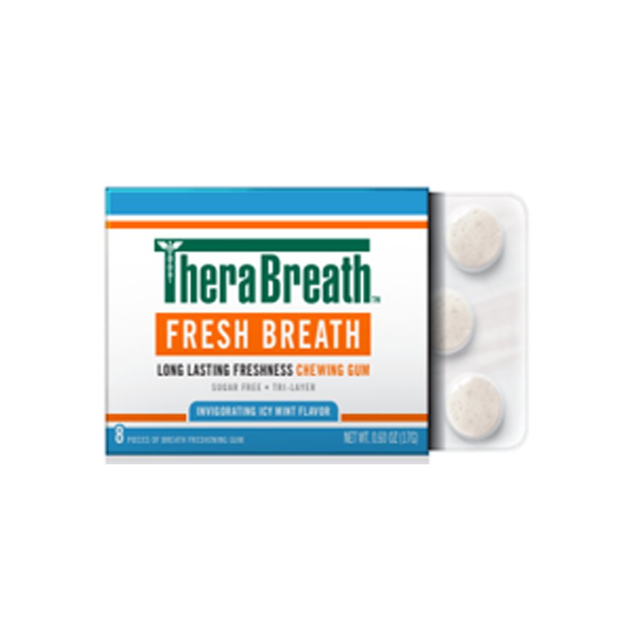 Therabreath Fresh Breath Chewing Gum - Icy Mint - Shop Mouthwash at H-E-B