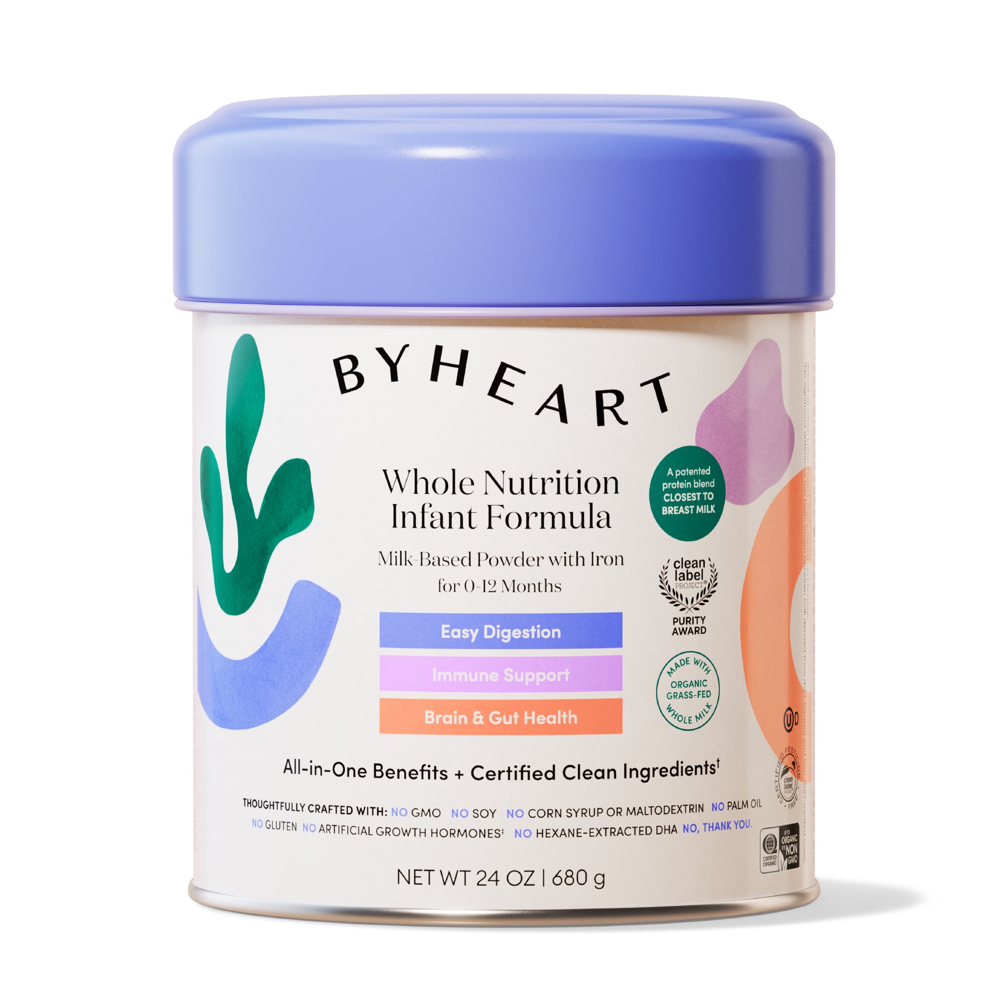 BYHEART Whole Nutrition Infant Formula Powder for Infants 0-12 Months ...