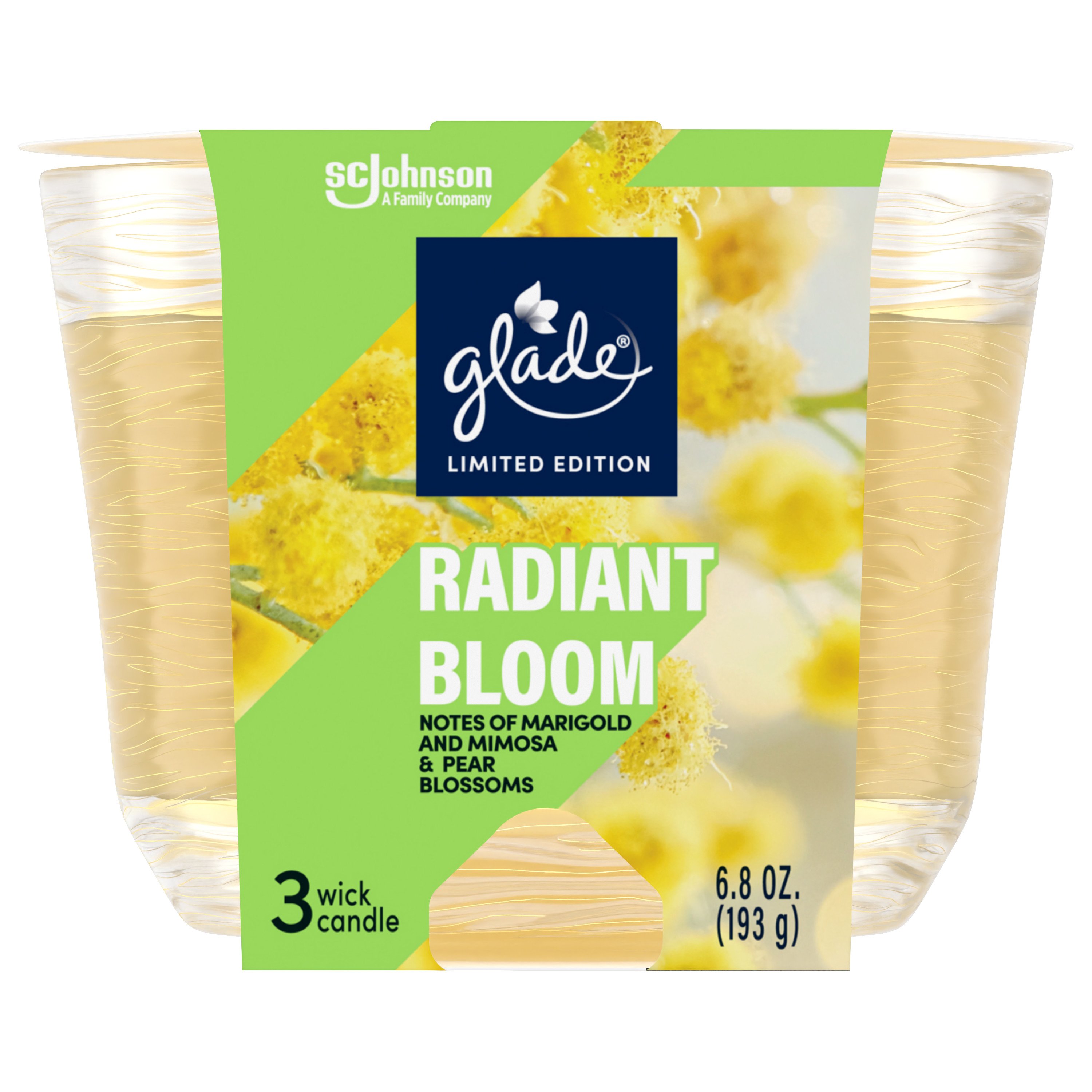 Glade 3 Wick Candle - Radiant Bloom - Shop Candles at H-E-B