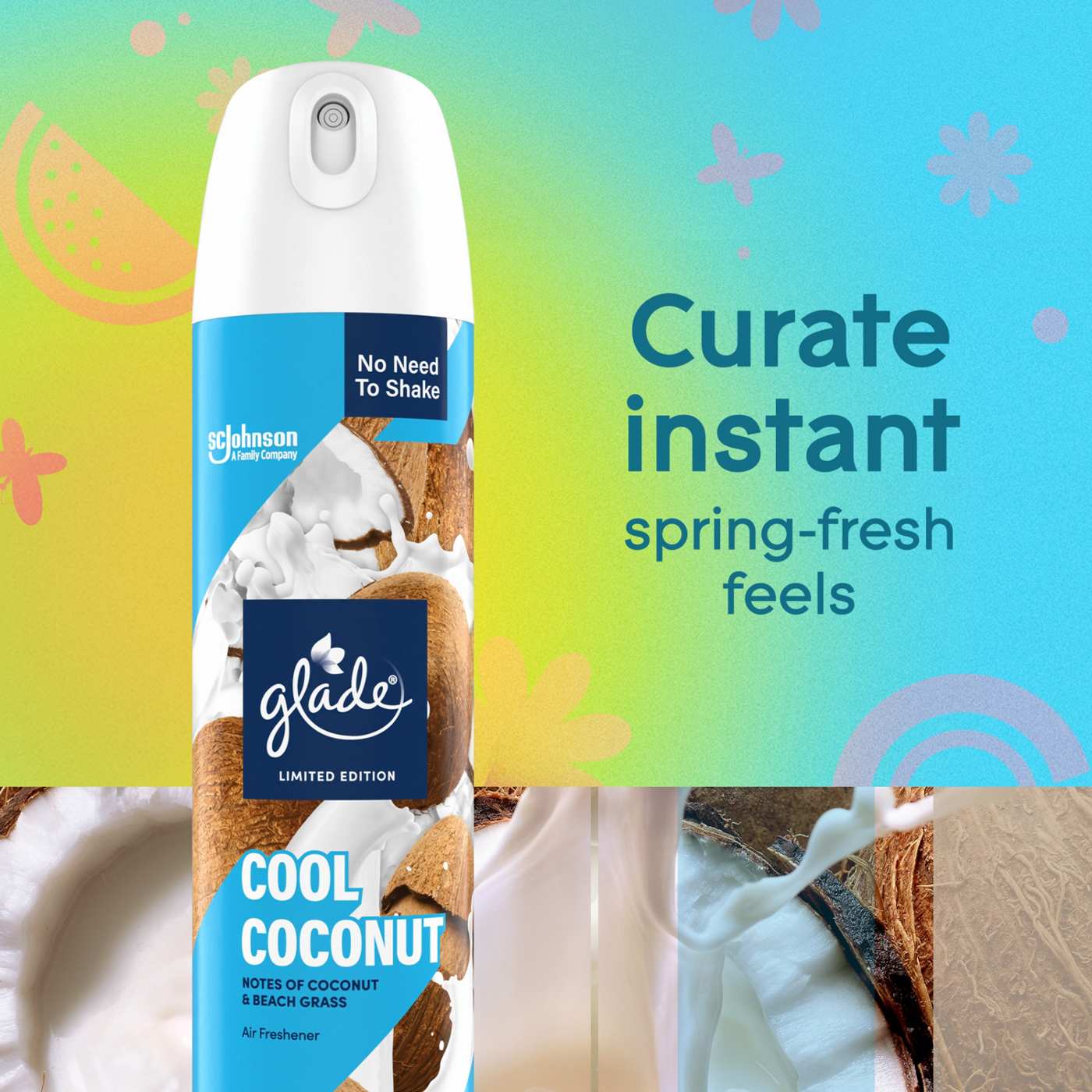 Glade Air Freshener Spray, Cool Coconut Limited Edition Fragrance - Shop Air fresheners at H-E-B