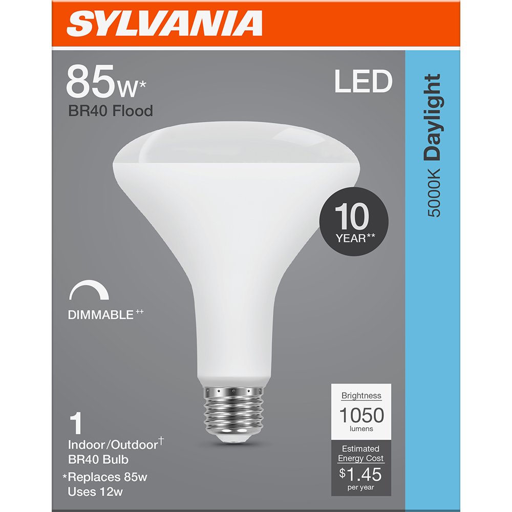 SYLVANIA BR40 85 Watt LED Daylight Dimmable Bulb - Shop Light bulbs at ...