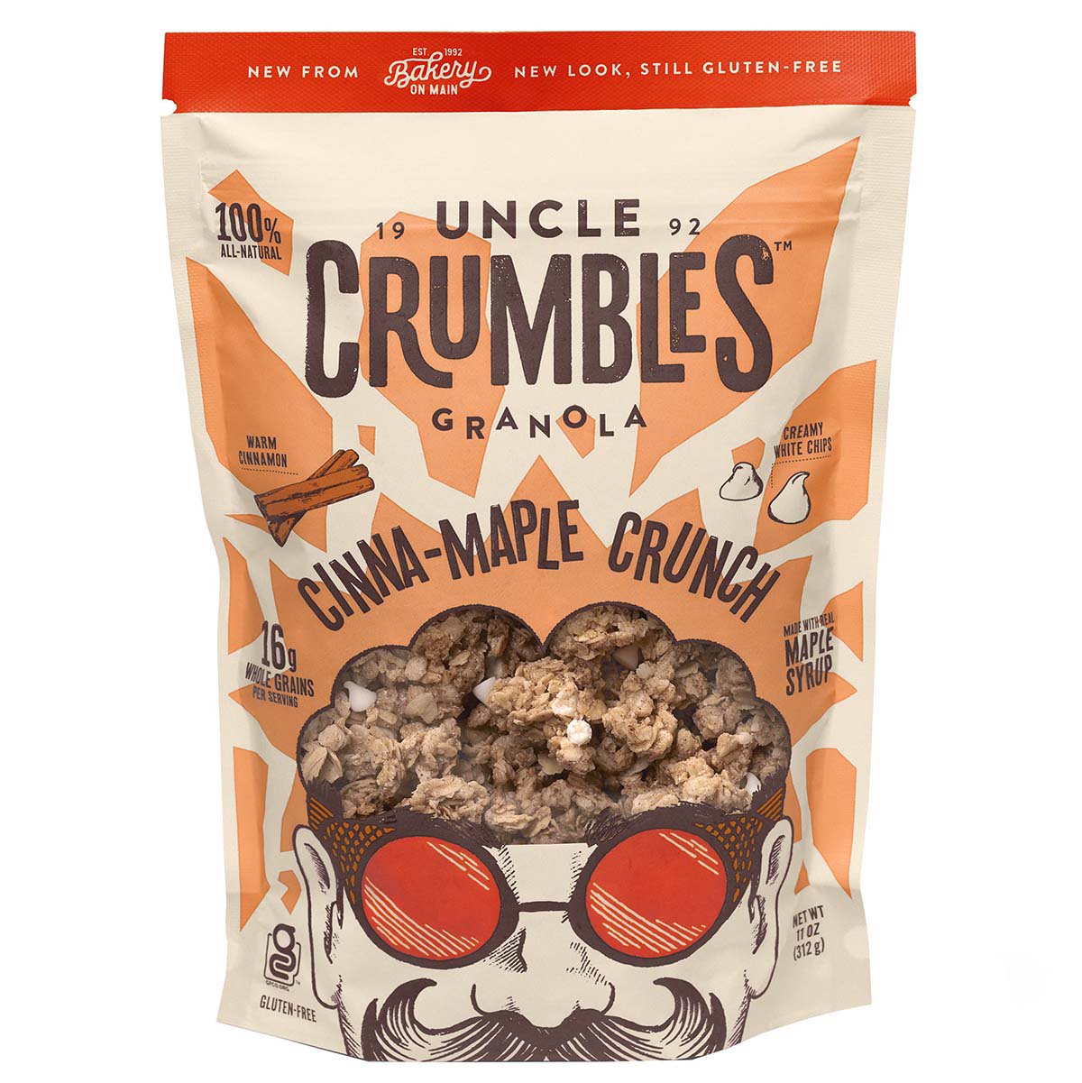 Uncle Crumbles Cinna-Maple Crunch Granola - Shop Cereal at H-E-B