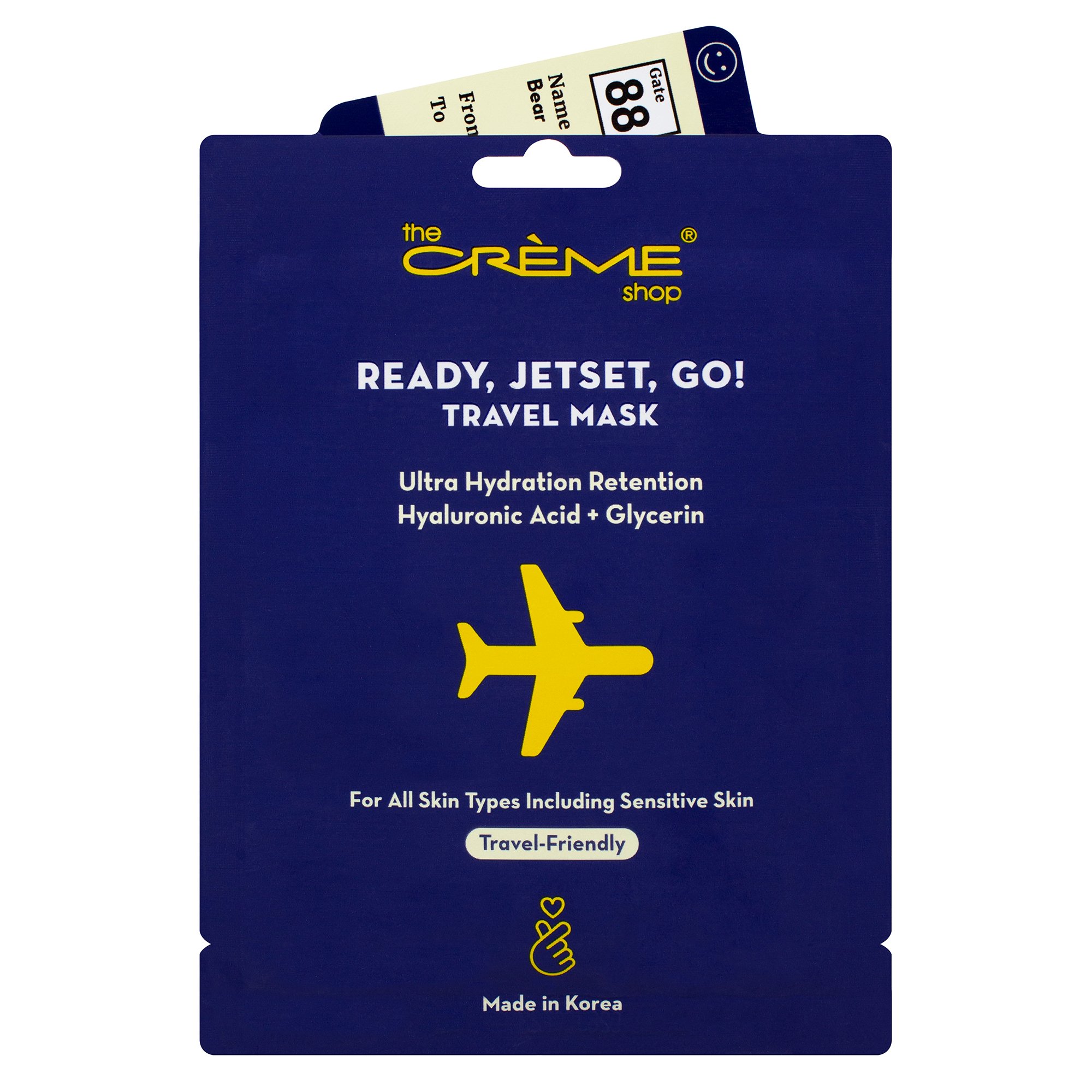 The Crème Shop Ready, Jet Set, Go! Ultra Hyrdration Travel Face Sheet ...