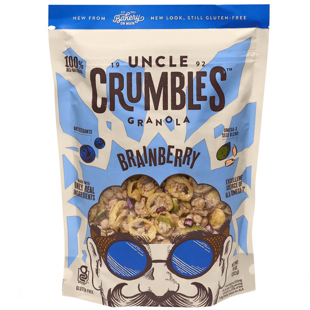 Uncle Crumbles Brainberry Granola - Shop Cereal at H-E-B