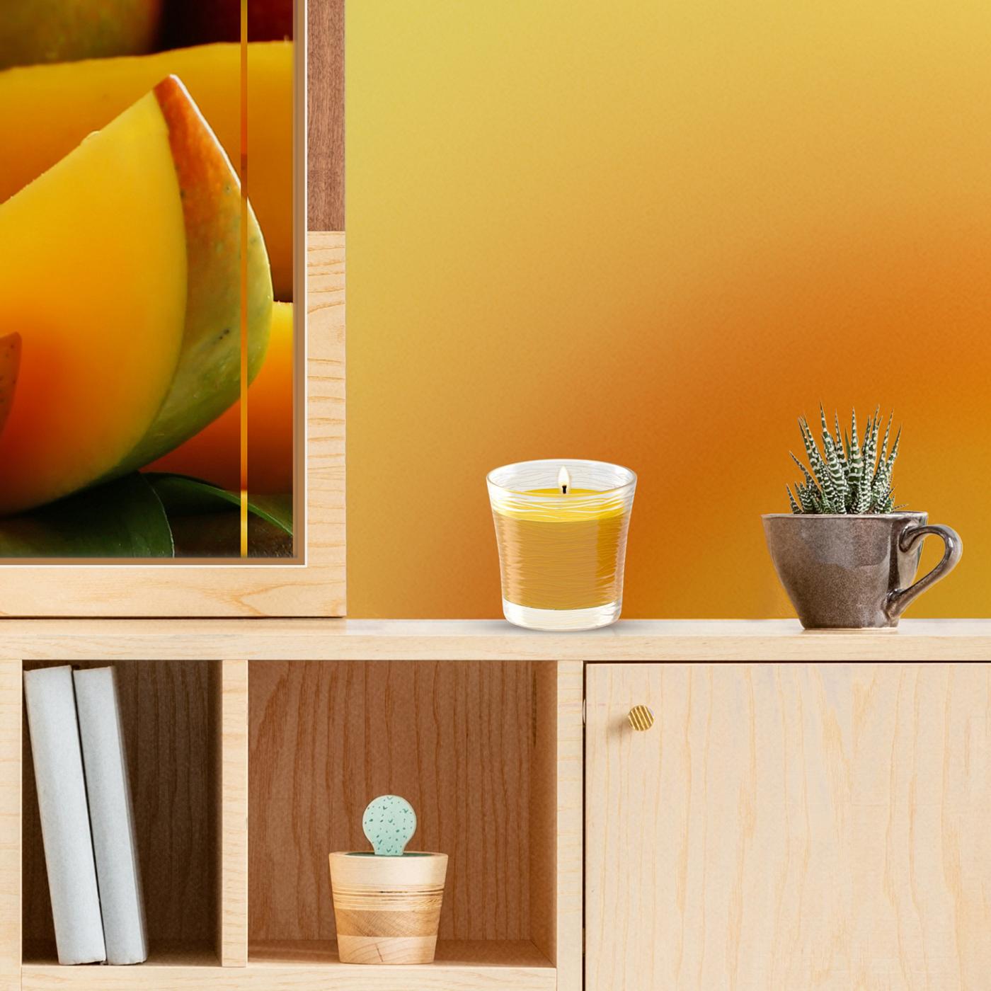 Glade Candle, Mighty Mango Limited Edition, Fragrance Infused with ...
